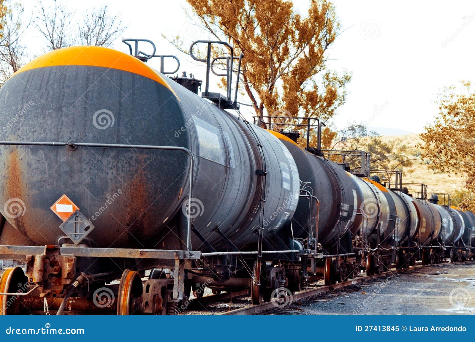 Train with oil cargo stock image. Image of concept, forward - 27413845