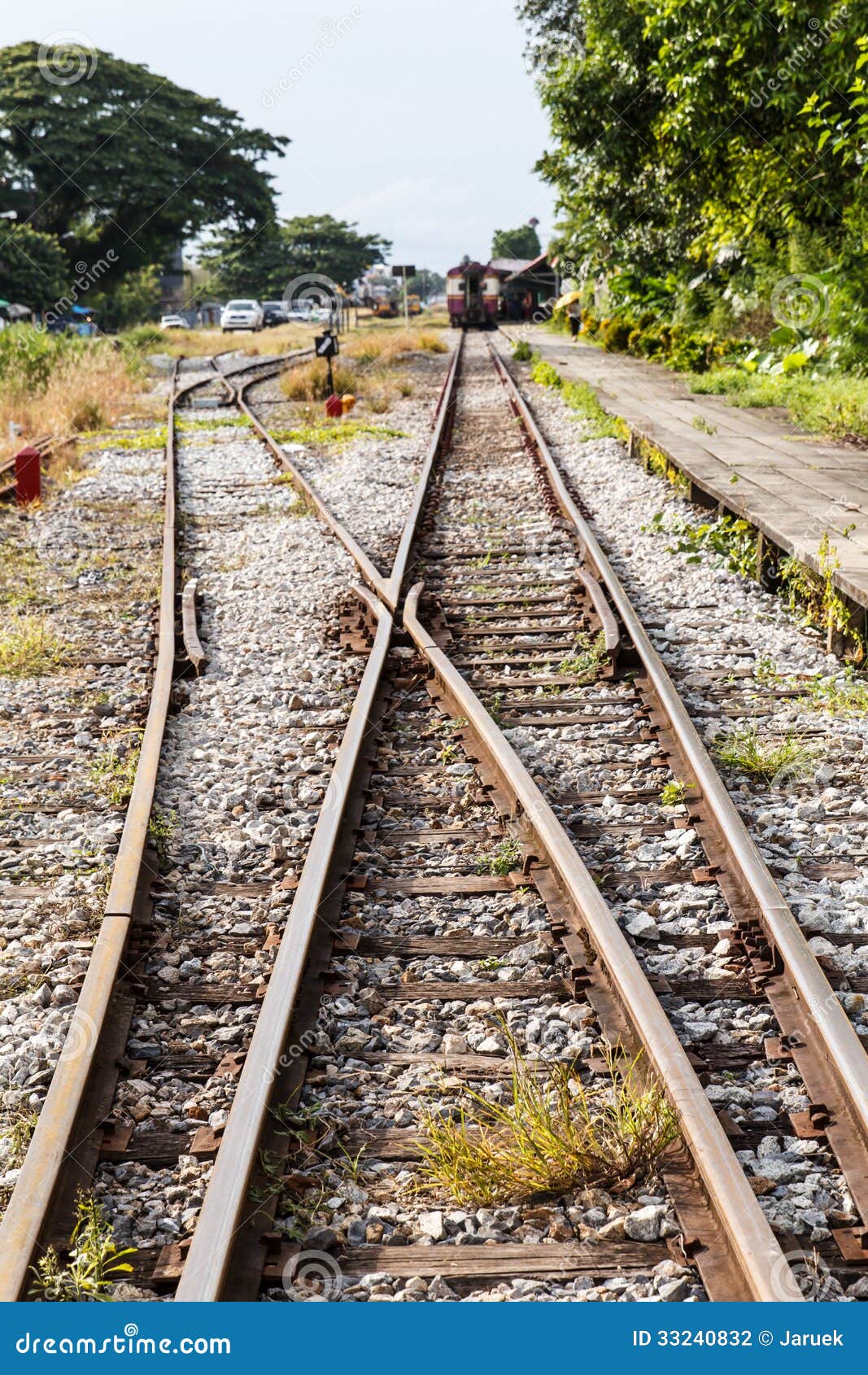 Train parking stock photo. Image of passenger, thailand - 33240832