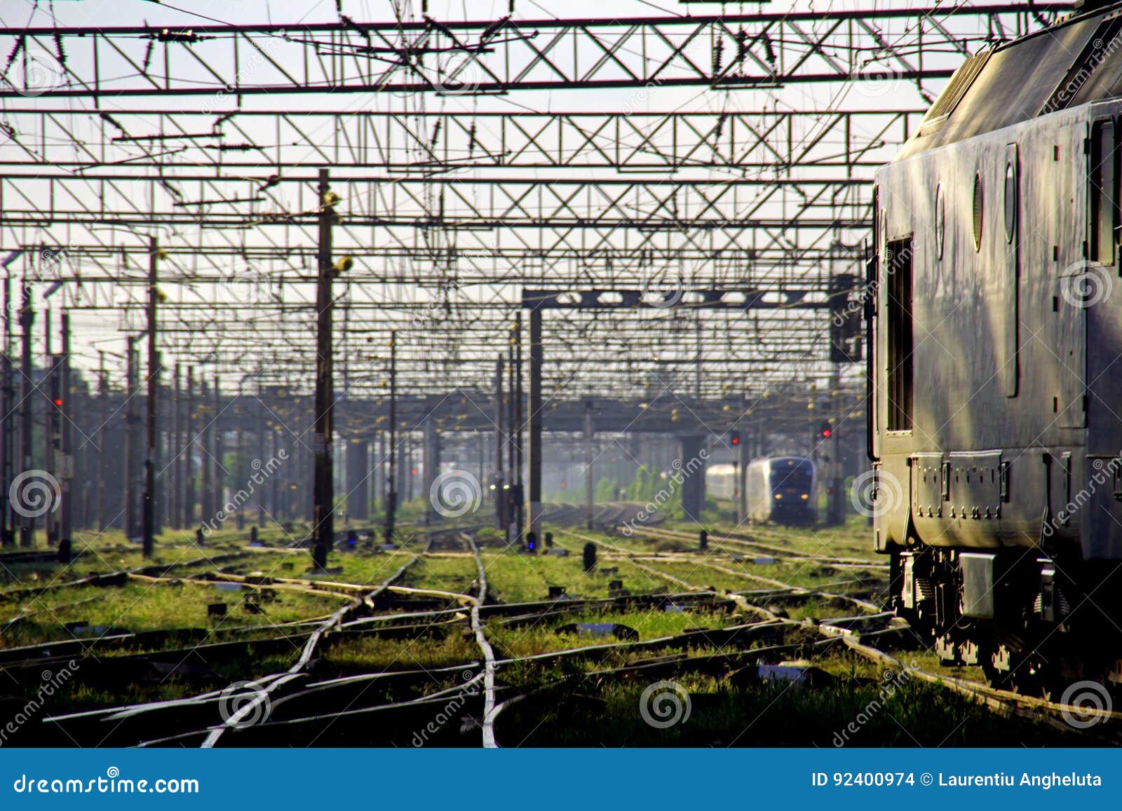 Train Partant De La Station Image stock éditorial - Image du voyage ...