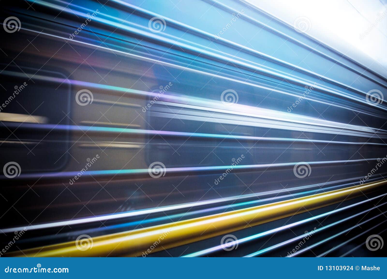 Train Passing by. Motion Blur Stock Photo - Image of engine, passage ...