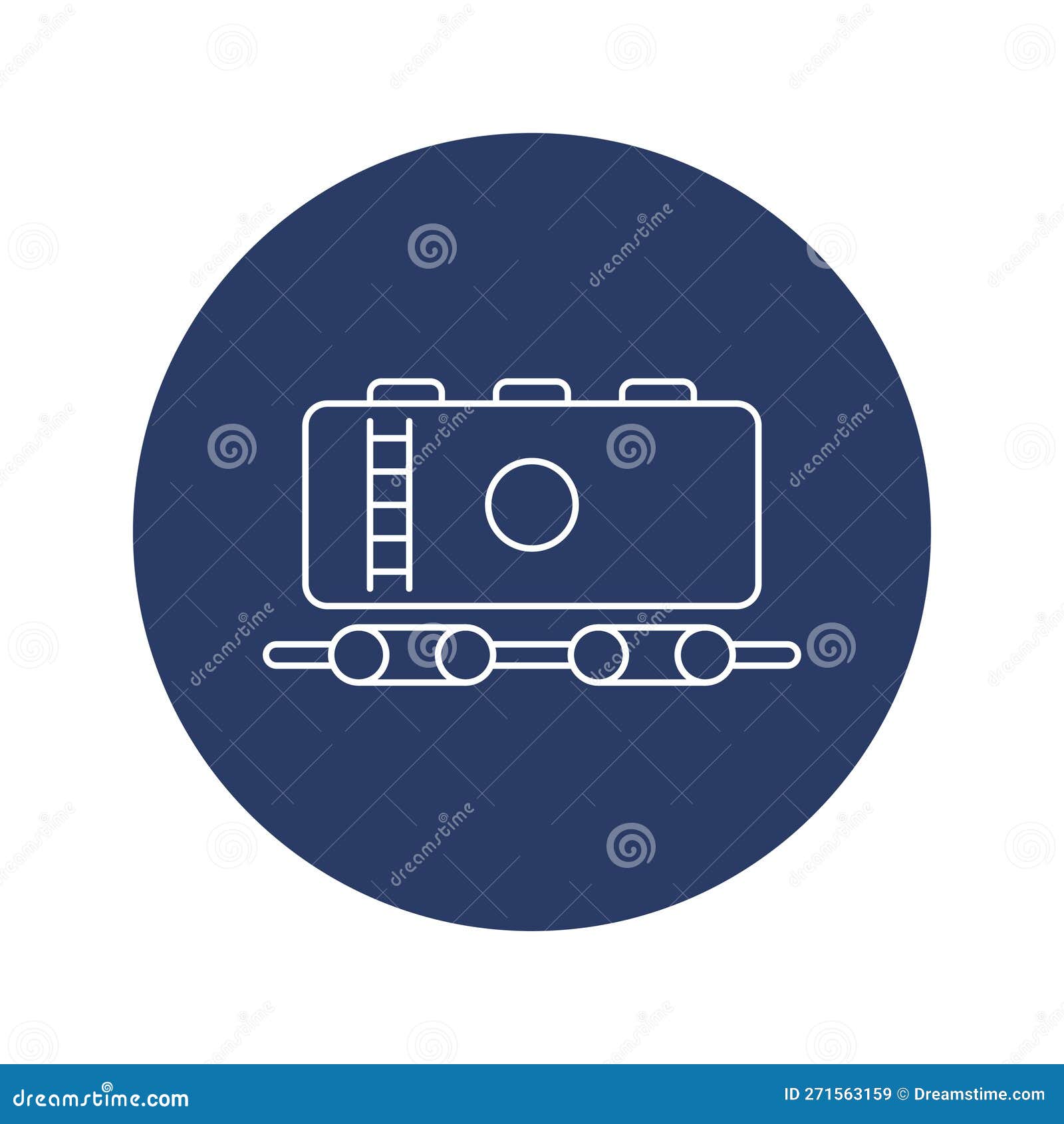 Train, Petrol Train, Fuel Transport Train Icon Stock Vector ...