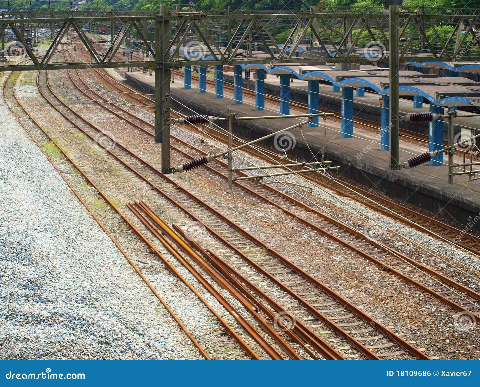 Train platform stock photo. Image of black, complexity - 18109686