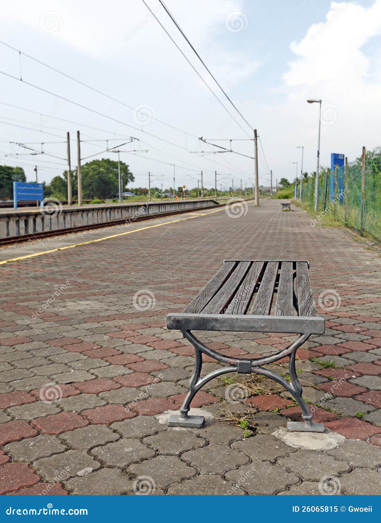 Train platform stock image. Image of journey, blank, pavement - 26065815