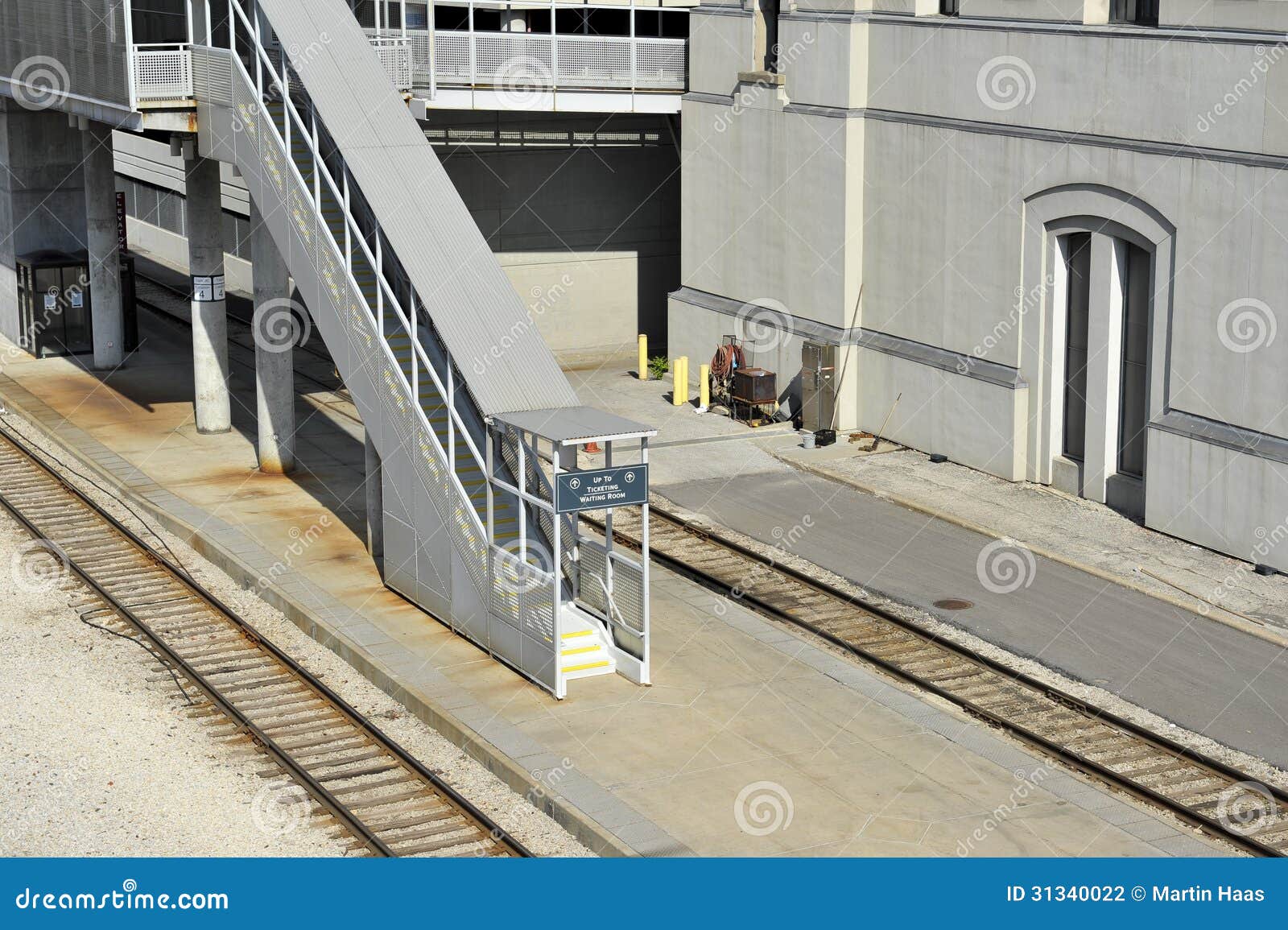 Train platform stock photo. Image of station, line, stairs - 31340022