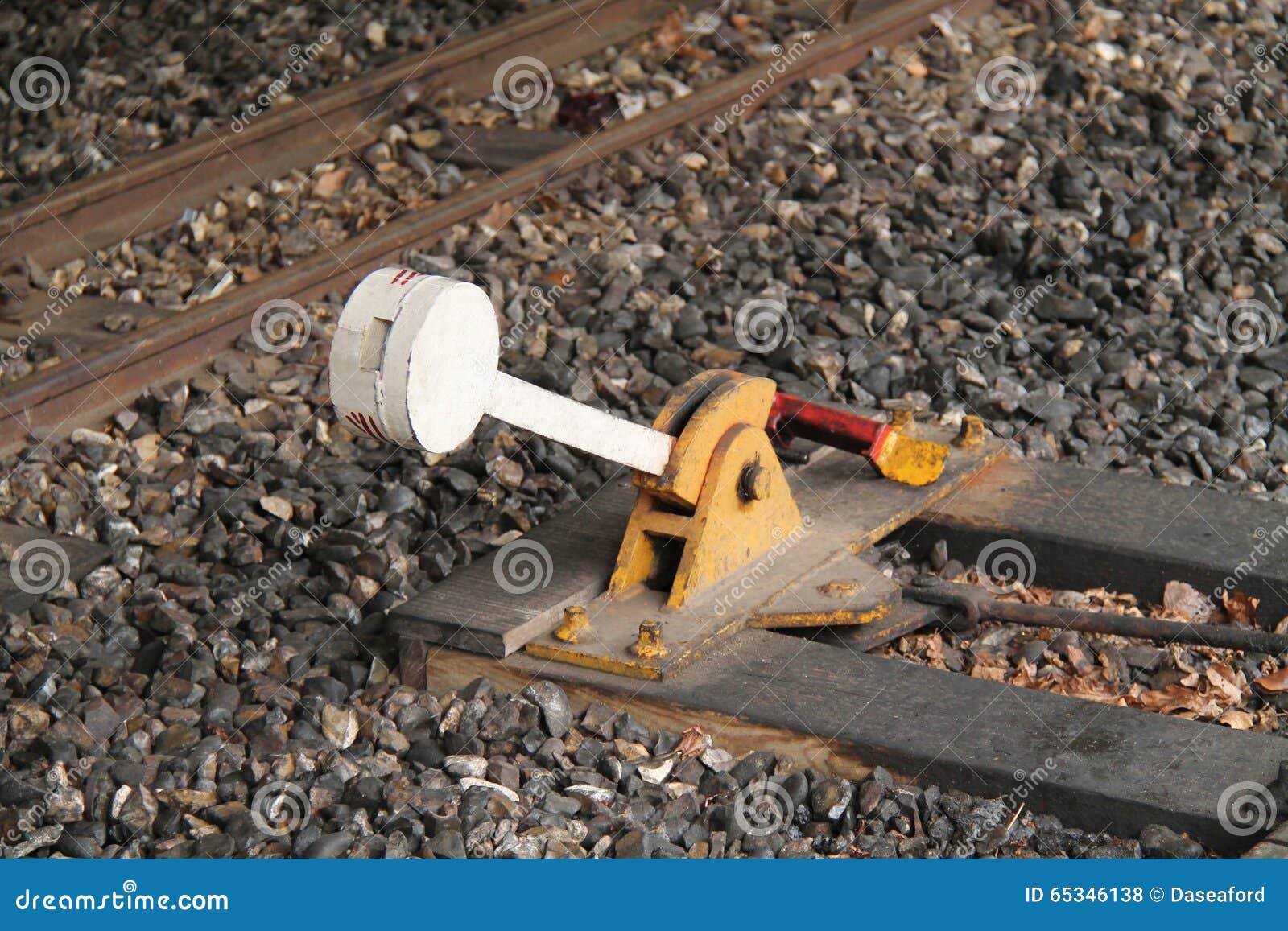 Train Points Lever. stock photo. Image of travel, control - 65346138