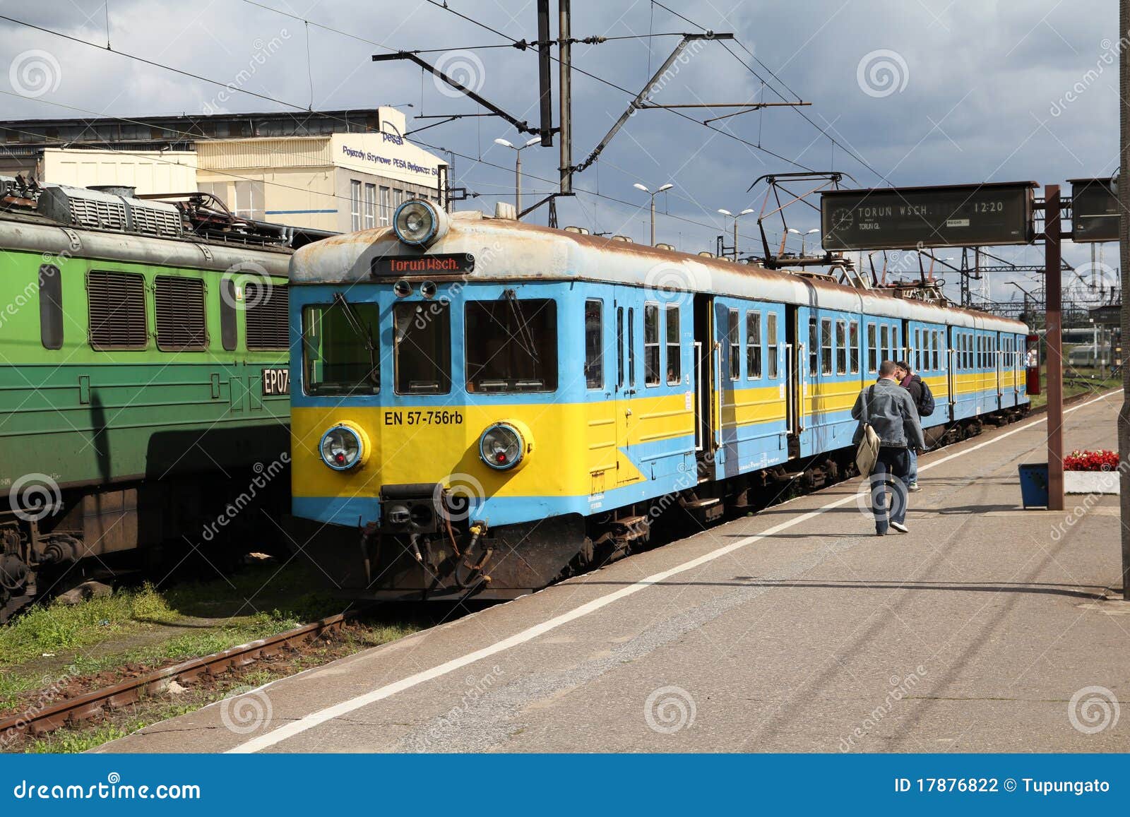 Train in Poland editorial photography. Image of locomotive - 17876822