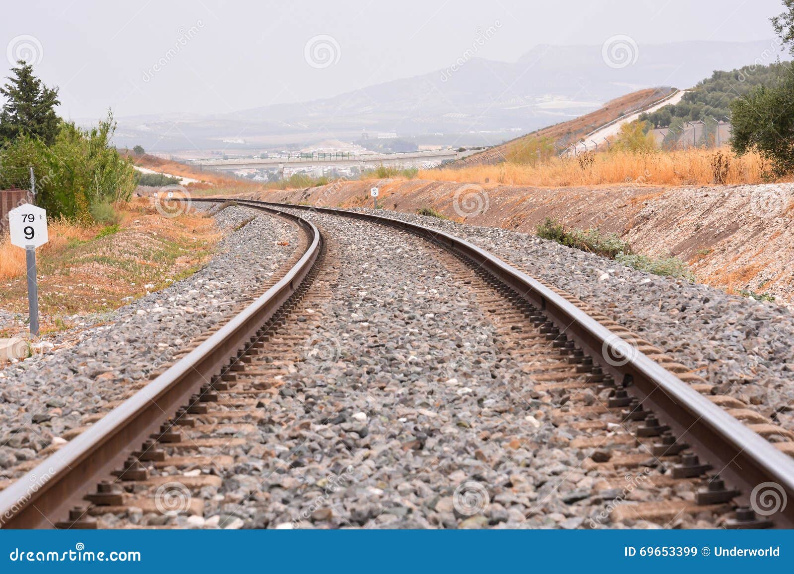 Train Rail Road stock image. Image of long, journey, station - 69653399