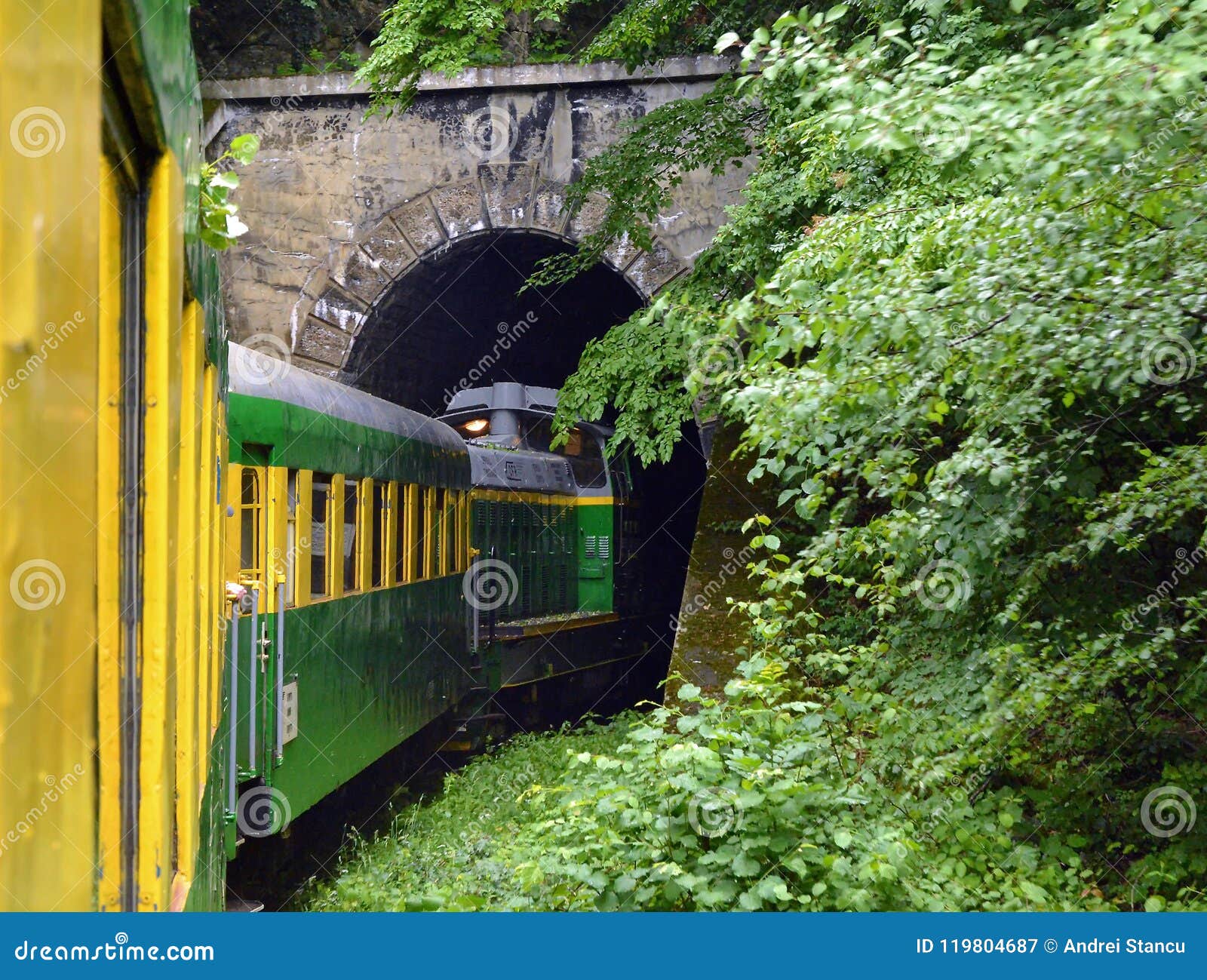 Train Tunnel stock image. Image of transportation, ride - 119804687