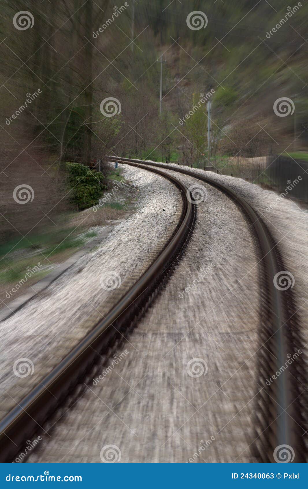 Train Railroad Speed stock image. Image of achive, railroad - 24340063