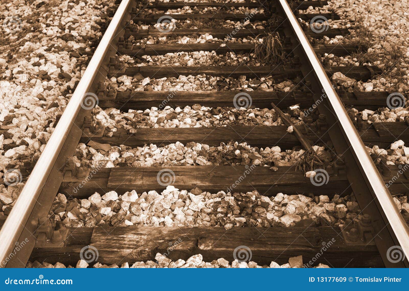 Train Rails Through The Window. Abt Rack System. Royalty-Free Stock ...