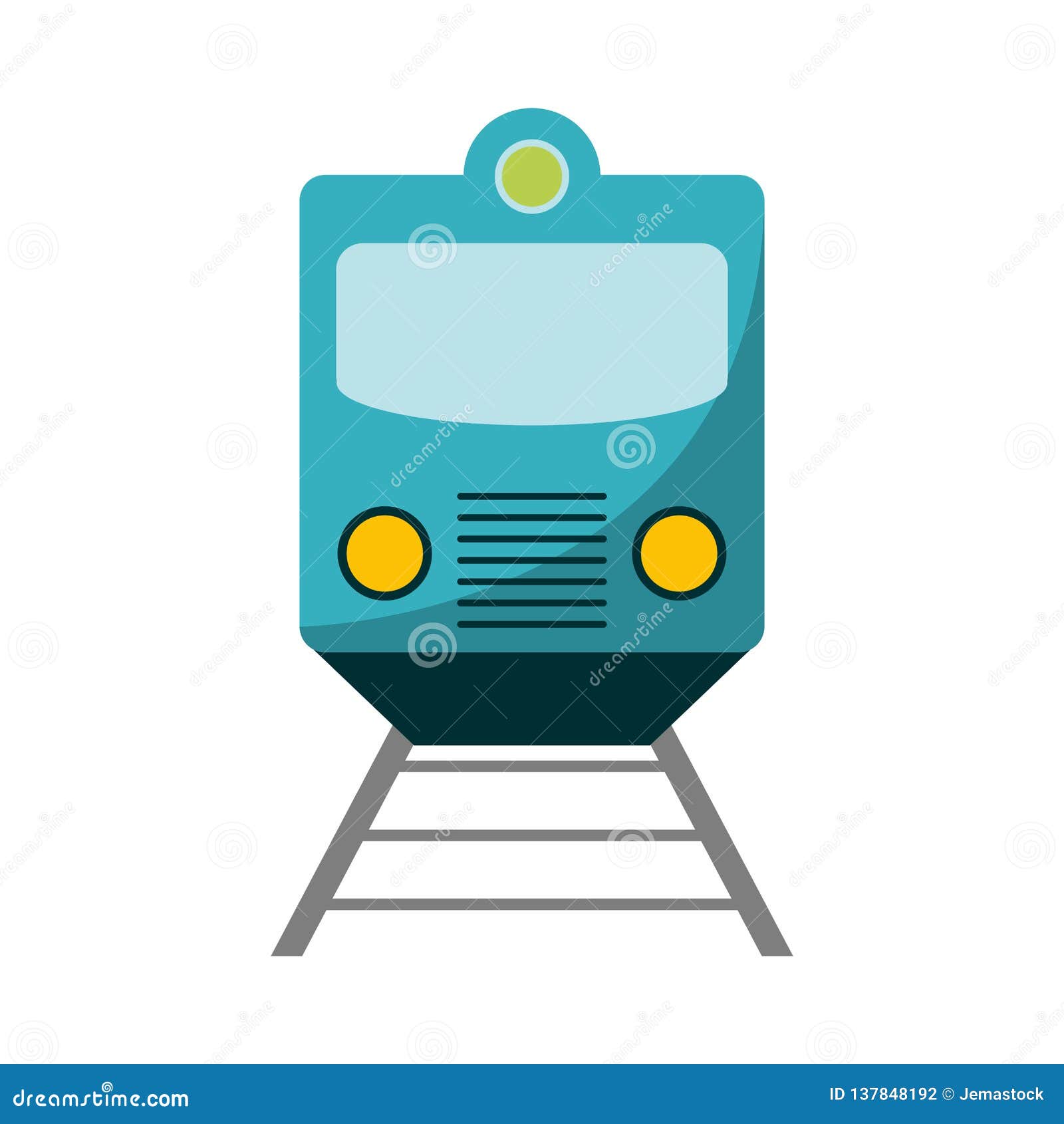 Train Frontview Vector | CartoonDealer.com #107203868