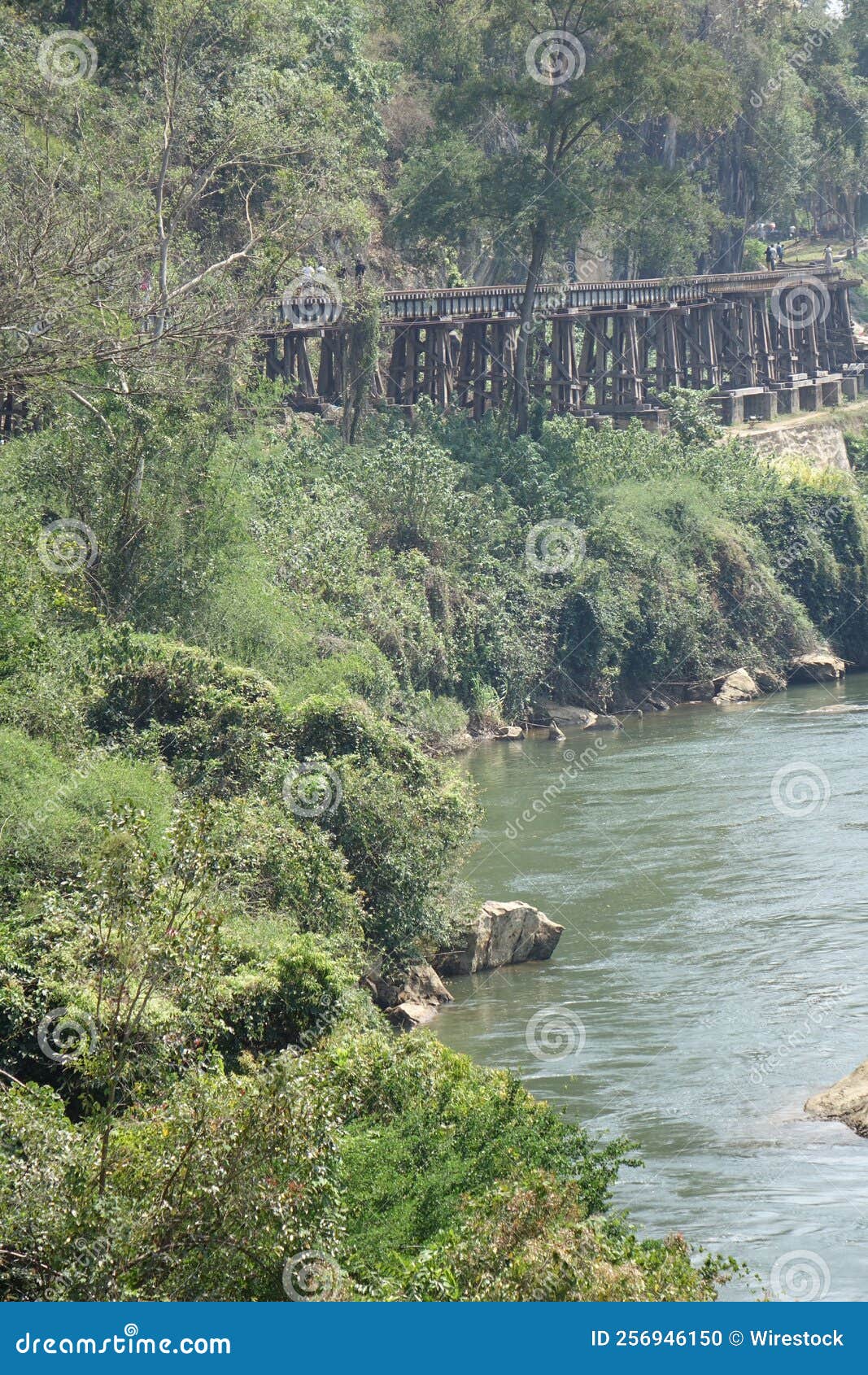 Train Railway on the Edge of the Cliff Stock Photo - Image of station ...