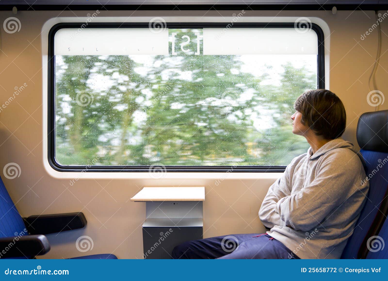 Train and rain stock photo. Image of window, vacant, sitting - 25658772