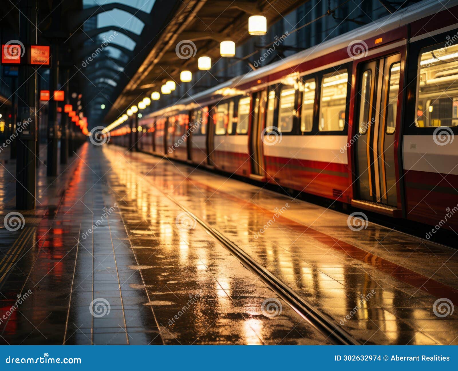 The train is red and white stock illustration. Illustration of white ...