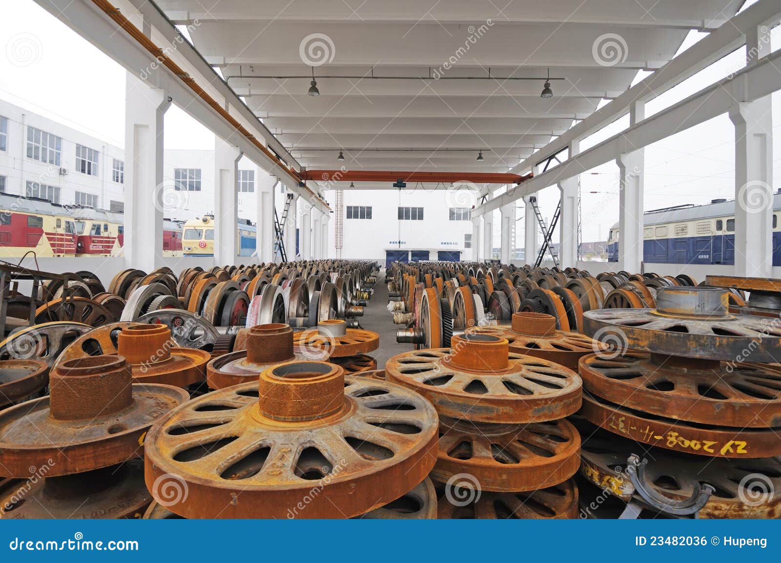 Train repair shop editorial photo. Image of high, delivery - 23482036