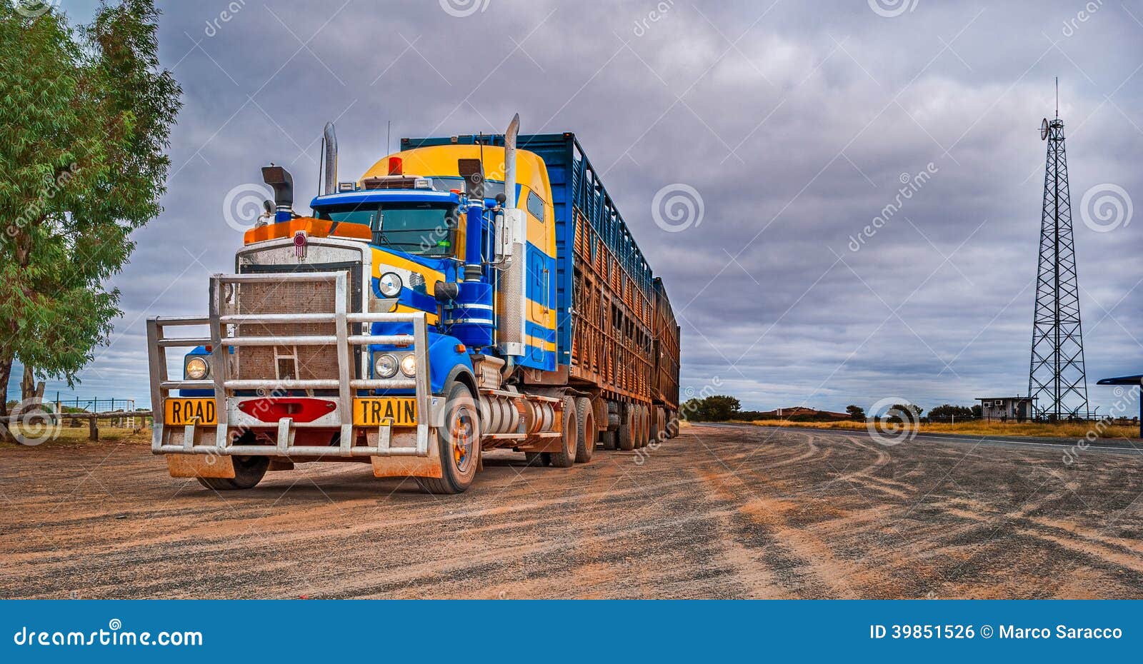 Train Routier, Australie Photo stock - Image: 39851526
