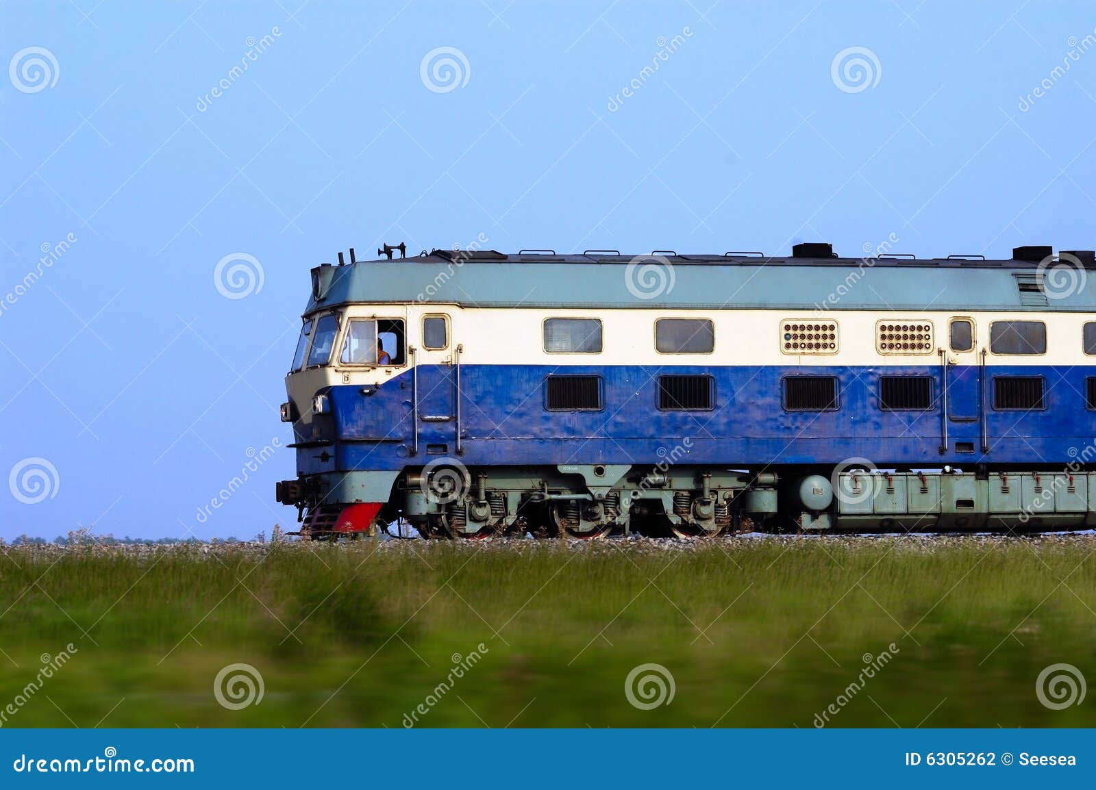 Train running stock photo. Image of movement, carriage - 6305262