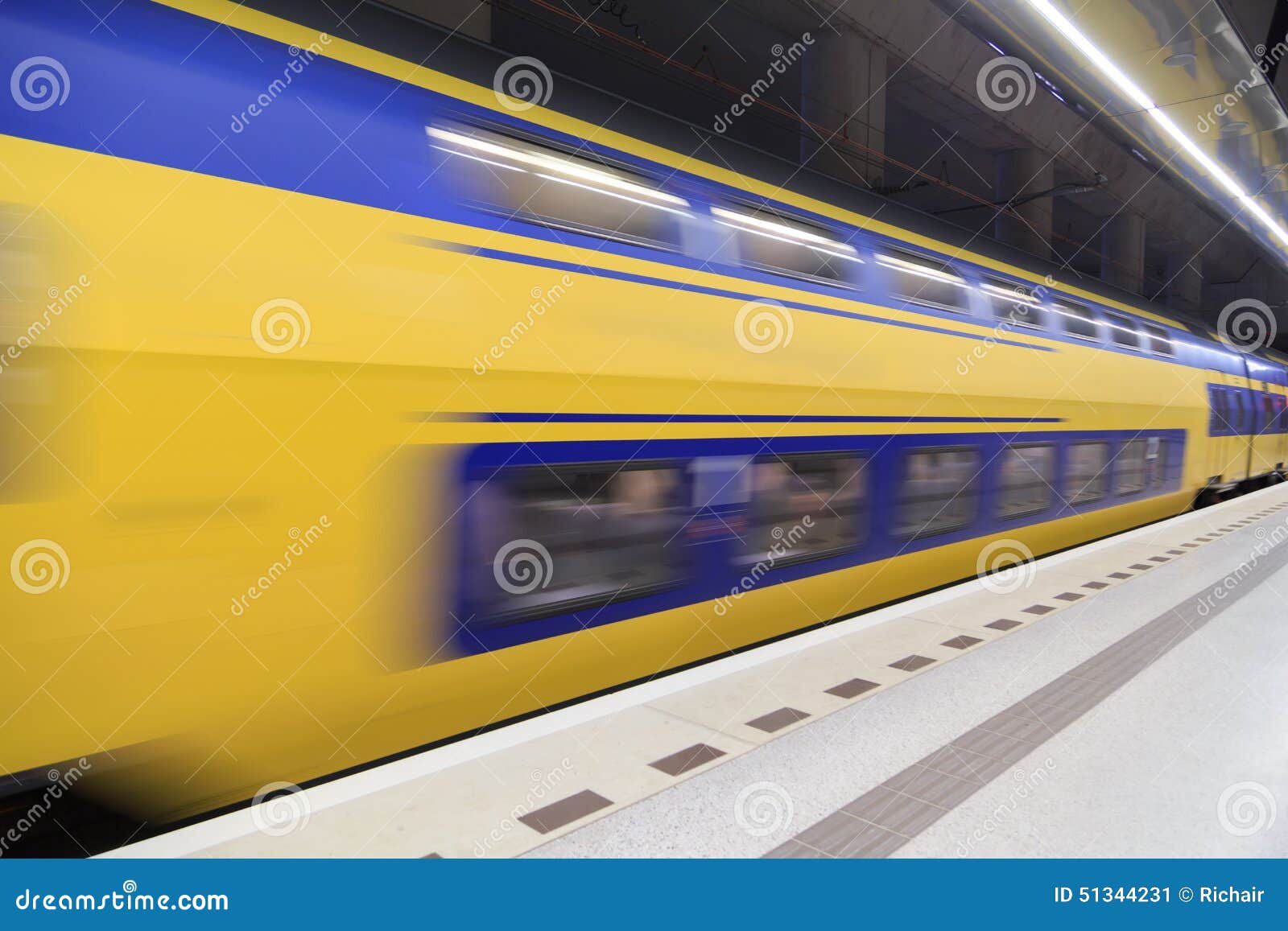 Train rushing by stock image. Image of high, platform - 51344231