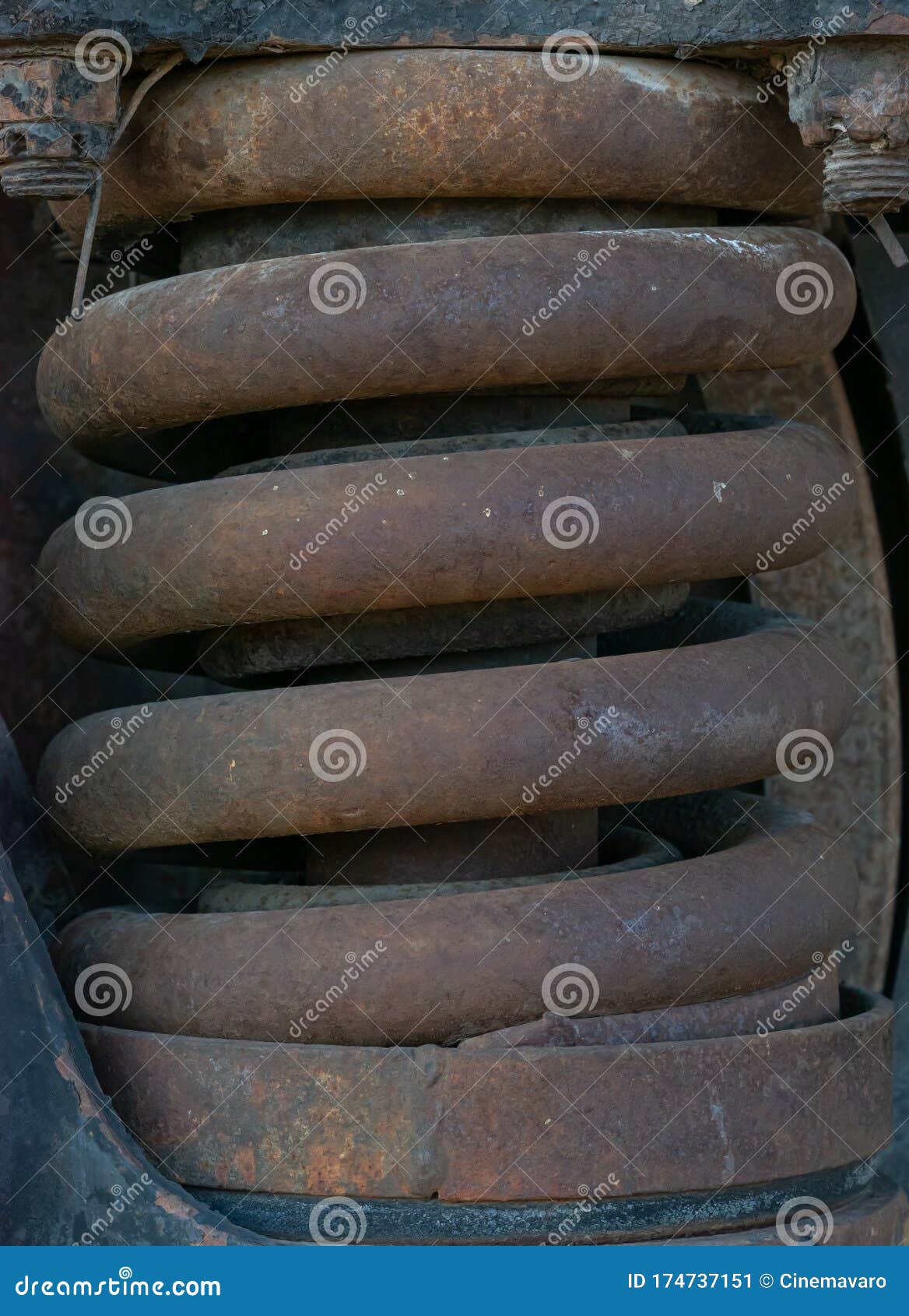 Train Rusty Shock Absorber, Big Rusty Spring, Spring Background Stock ...