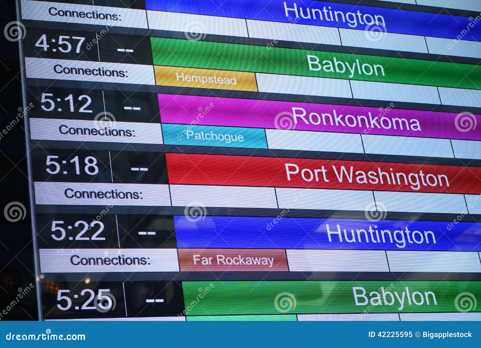 Train Schedule stock image. Image of ronkonkoma, railroad - 42225595