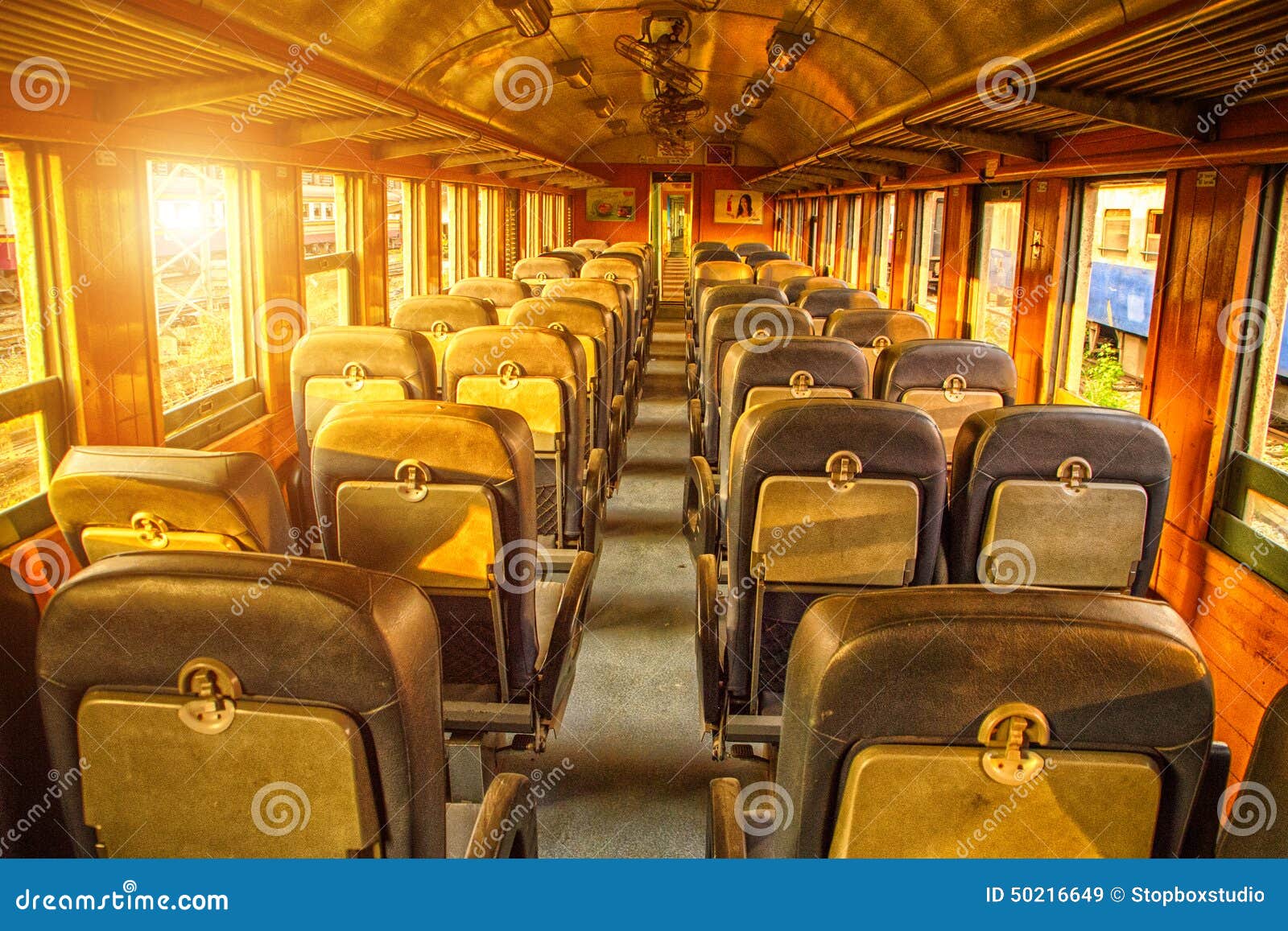 The Train Seat stock image. Image of seat, sunset, train - 50216649