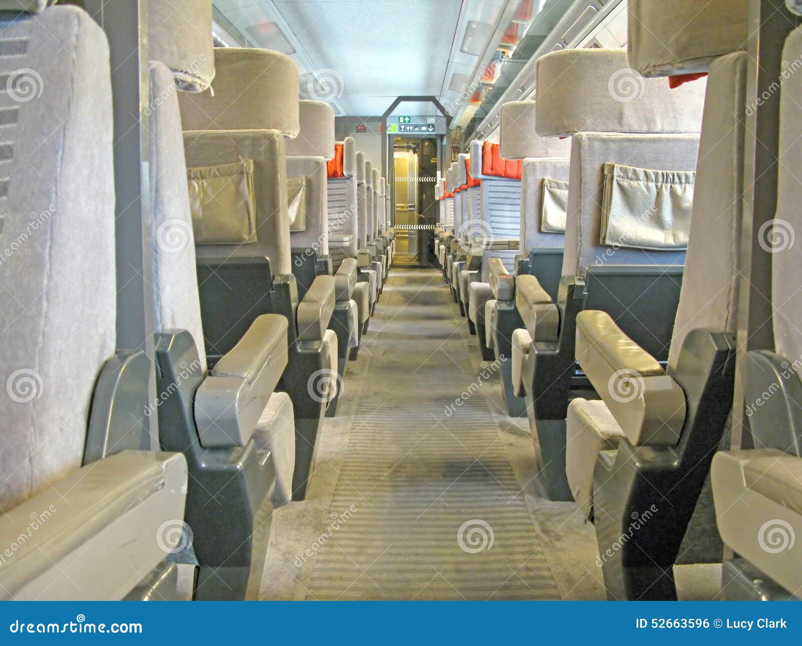 Train Seats stock photo. Image of travel, aisle, traveling - 52663596