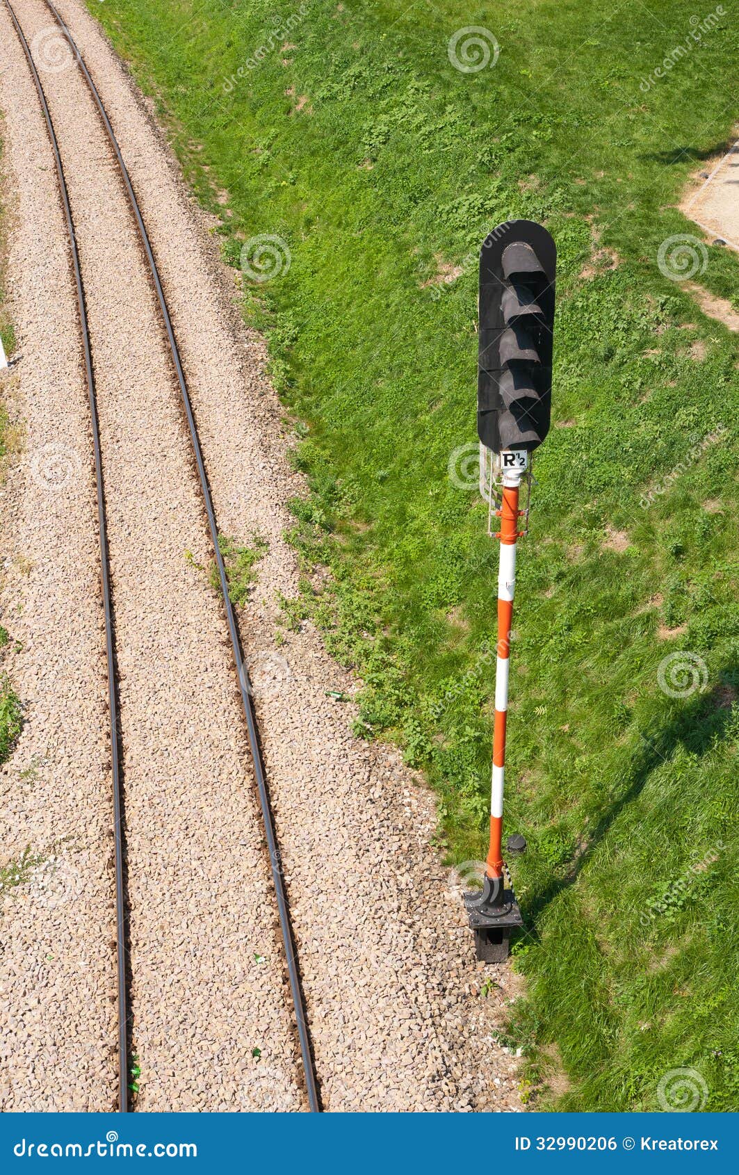 Train Semaphore Royalty-Free Stock Image | CartoonDealer.com #37042150