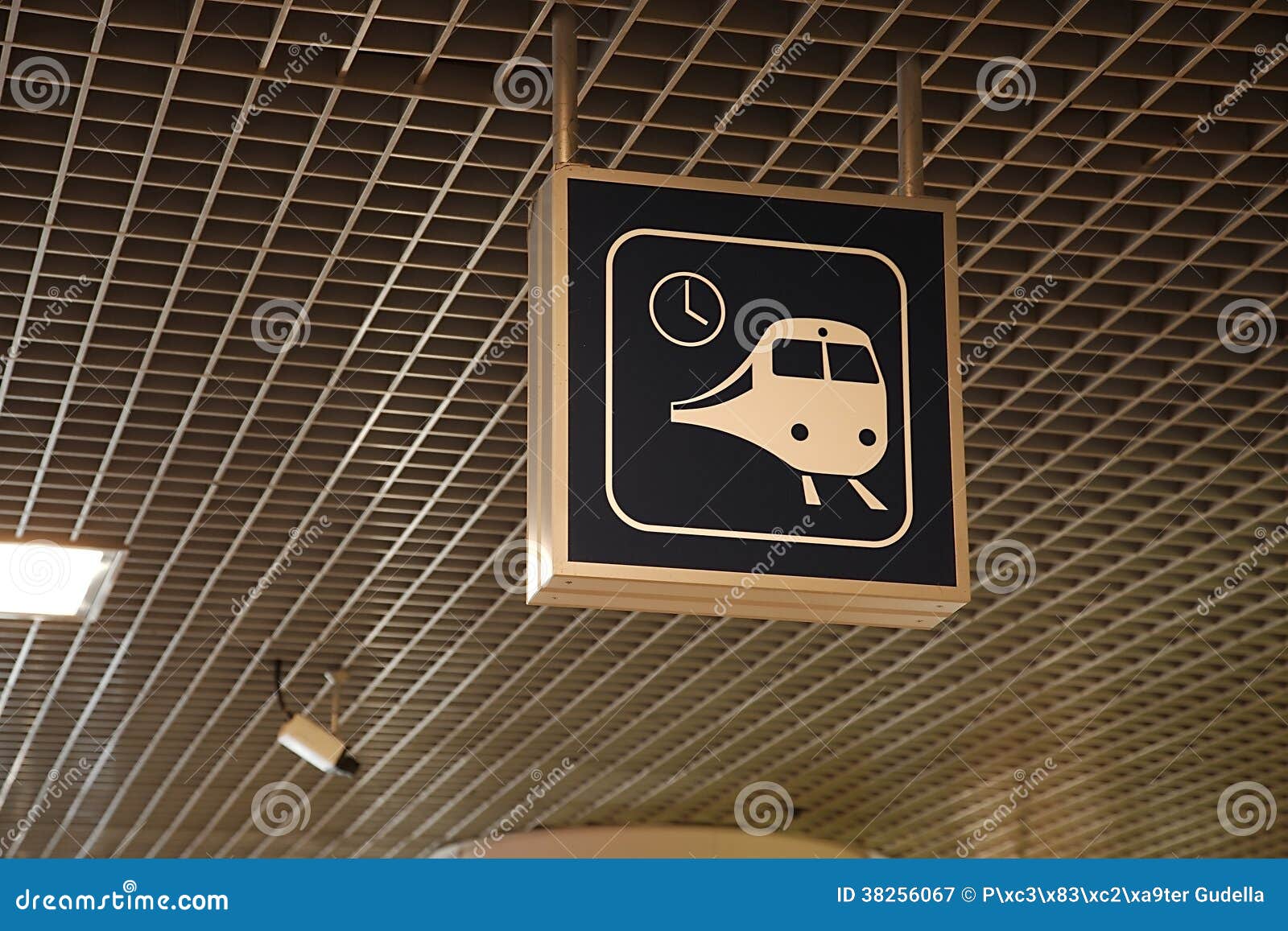 Train sign stock image. Image of sign, travel, platform - 38256067