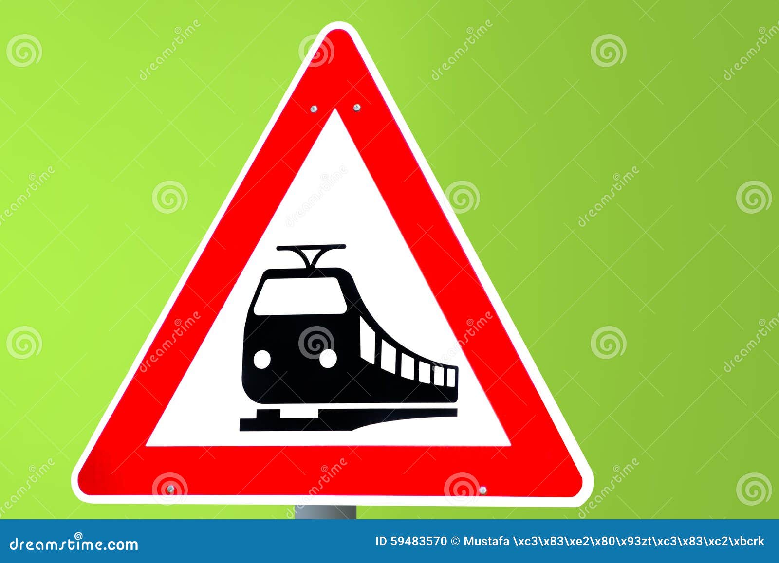 Train sign stock photo. Image of pole, platform, public - 59483570