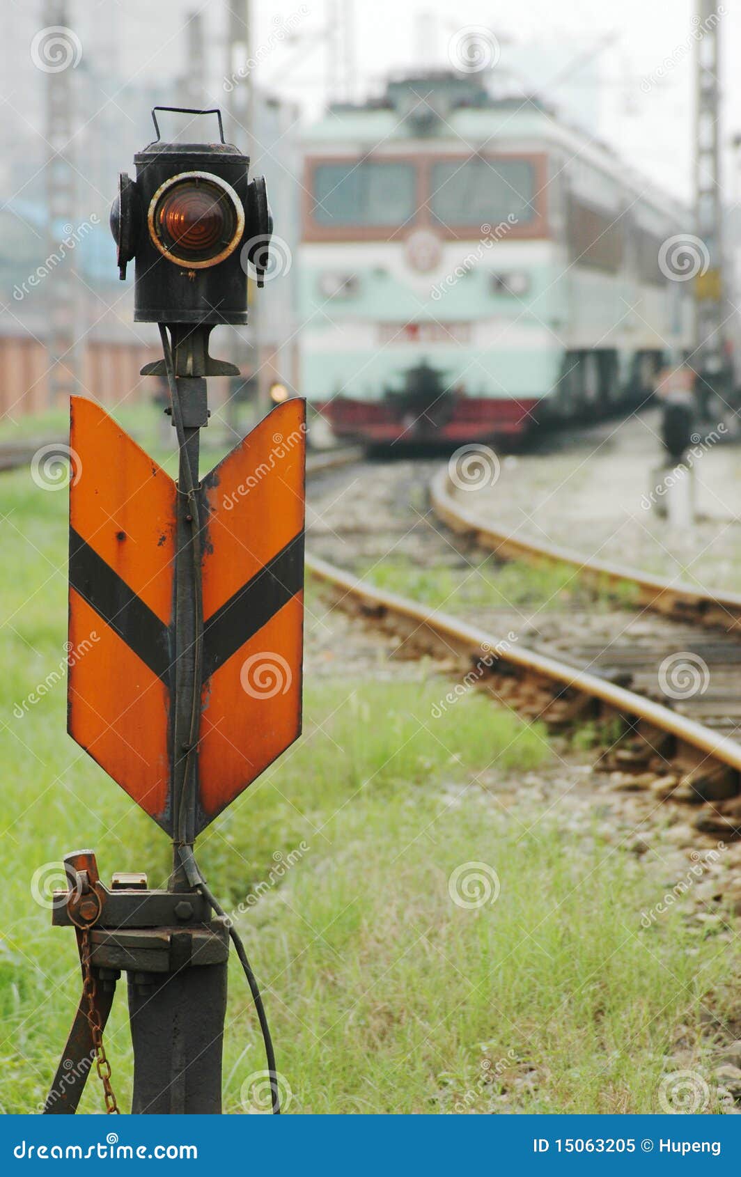 Train Signal Royalty Free Stock Photo - Image: 15063205