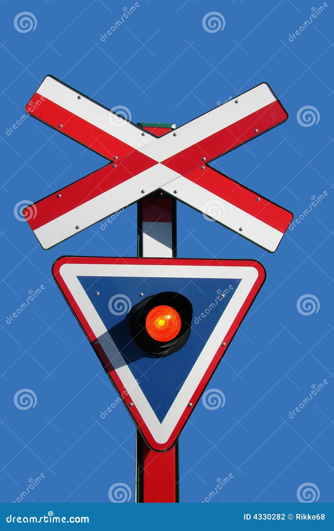 Train signal stock photo. Image of transport, train, rails - 4330282