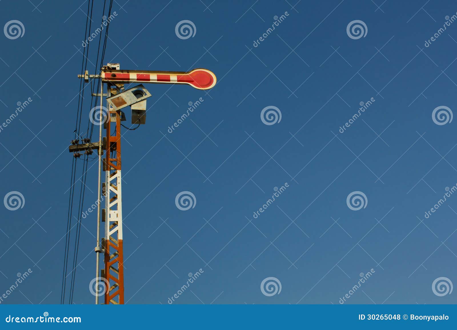 Train signal light stock photo. Image of drive, high - 30265048