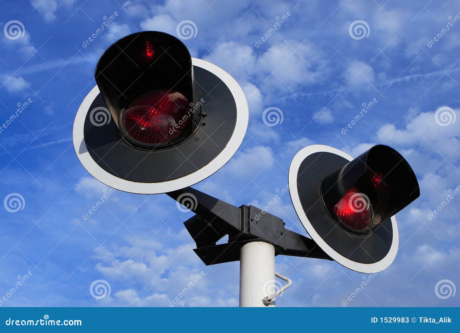 Train signal lights stock image. Image of city, traffic - 1529983