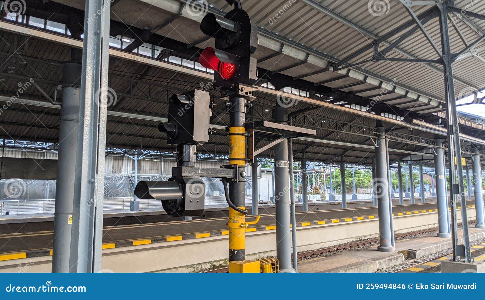 A Train Signaling System is Installed at Solo Balapan Station ...