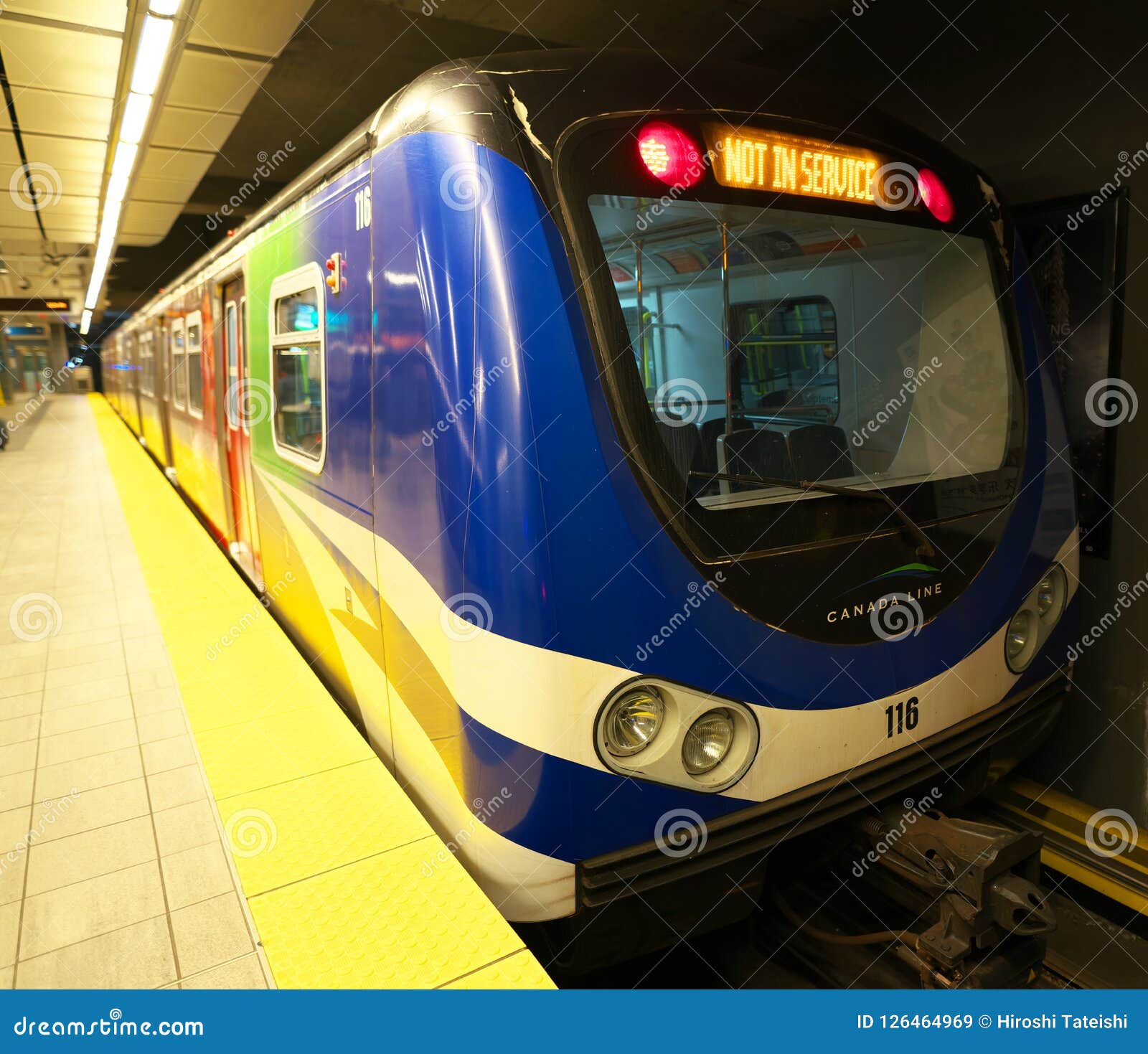 BTS Train Skytrain Runs On Rail Track Editorial Image | CartoonDealer ...