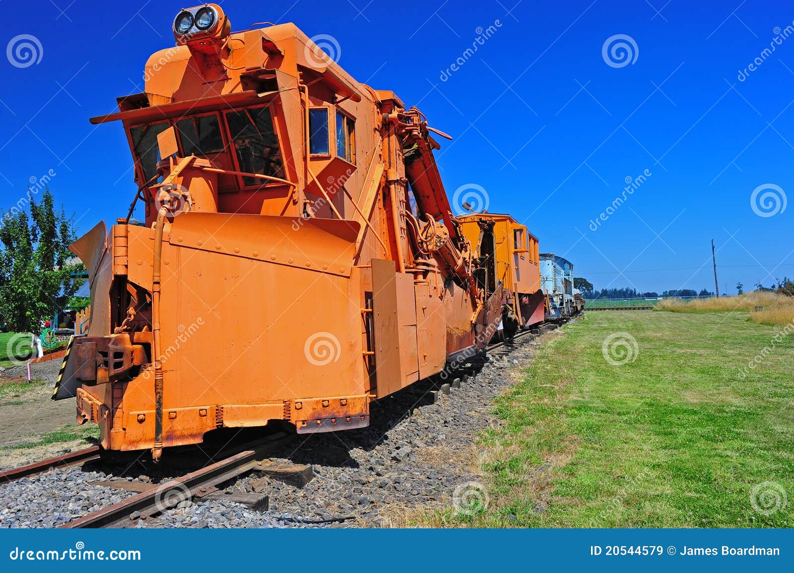 Train snow plow stock image. Image of coupler, blue, chip - 20544579