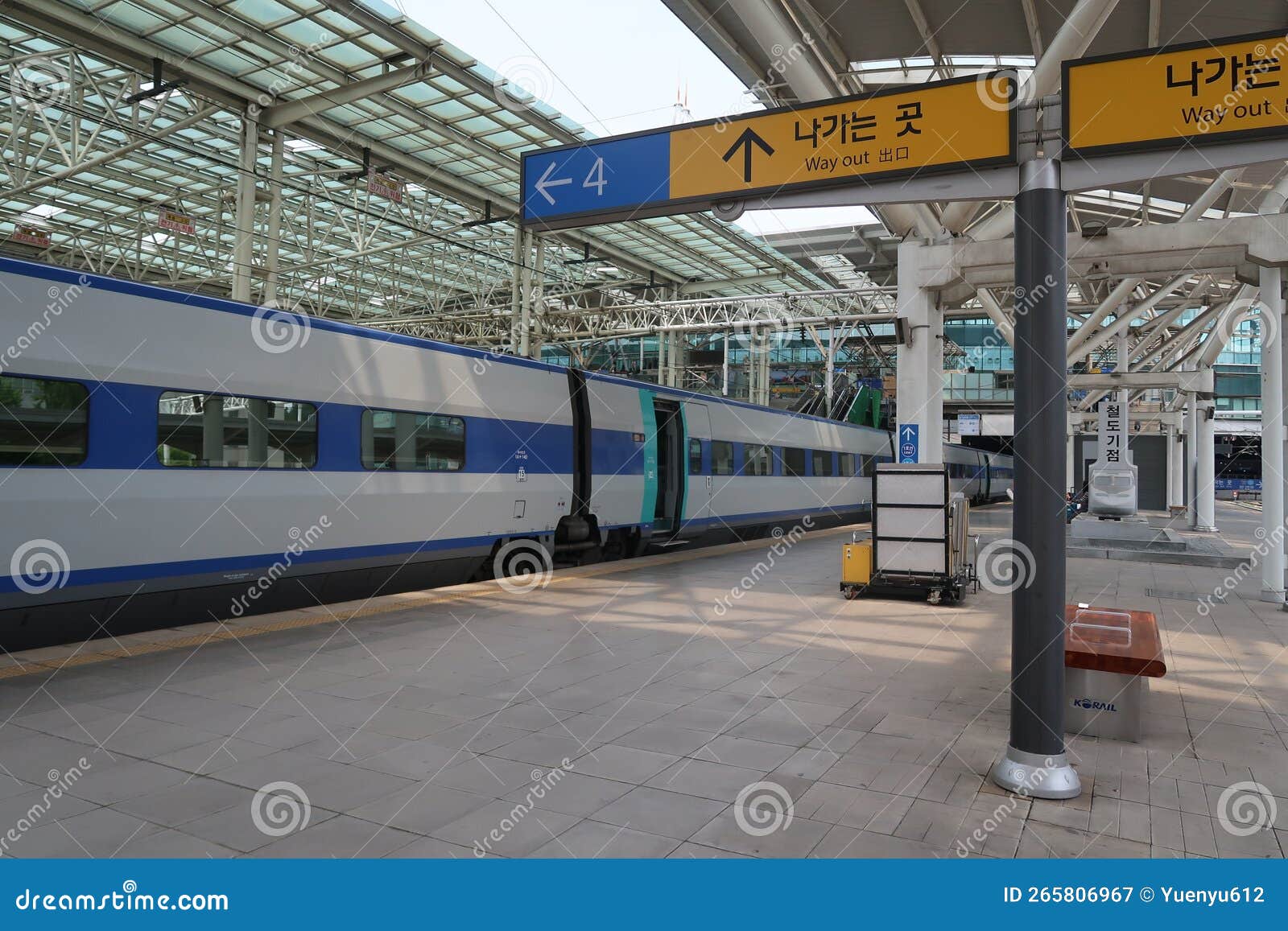 The Train in South Korea is Very Modernized. Editorial Photography ...
