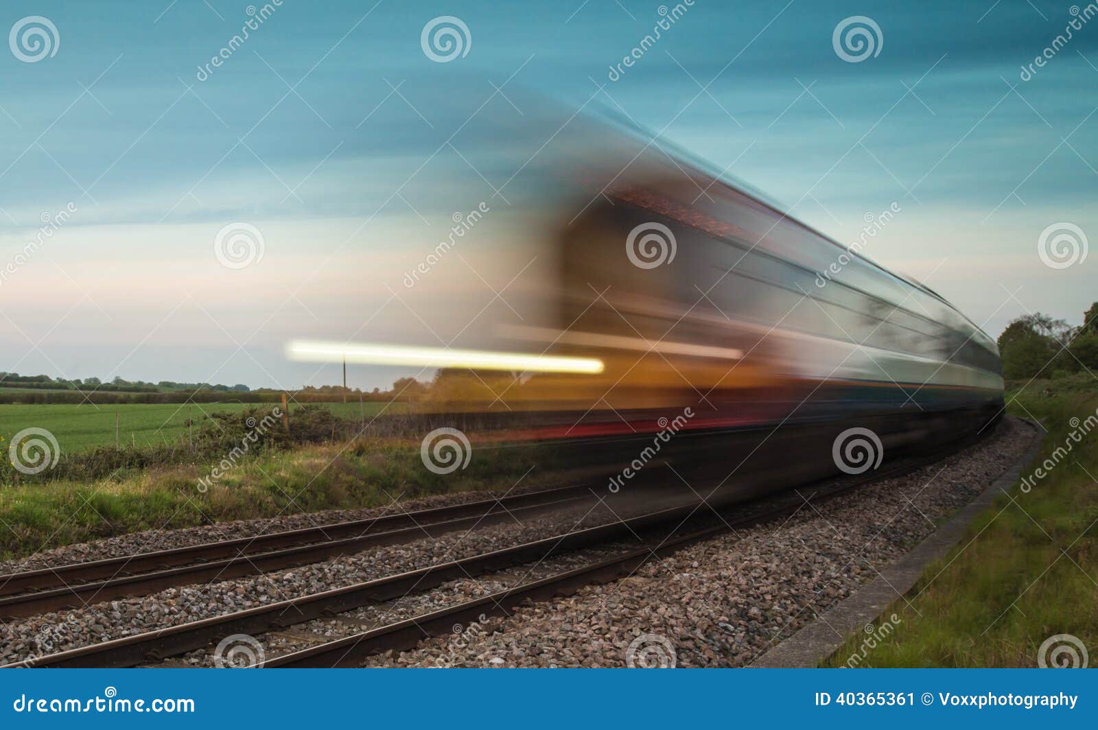 Train speeding passed stock image. Image of indoor, move - 40365361