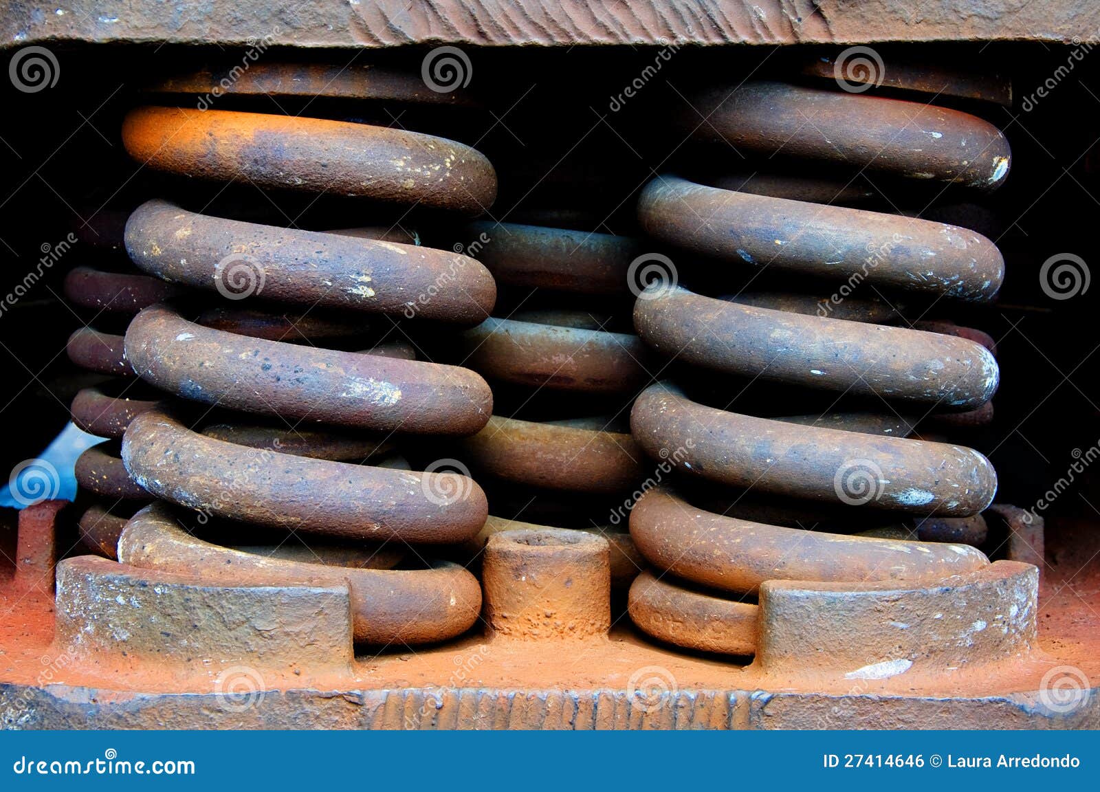 Train spring stock photo. Image of gear, component, rustic - 27414646