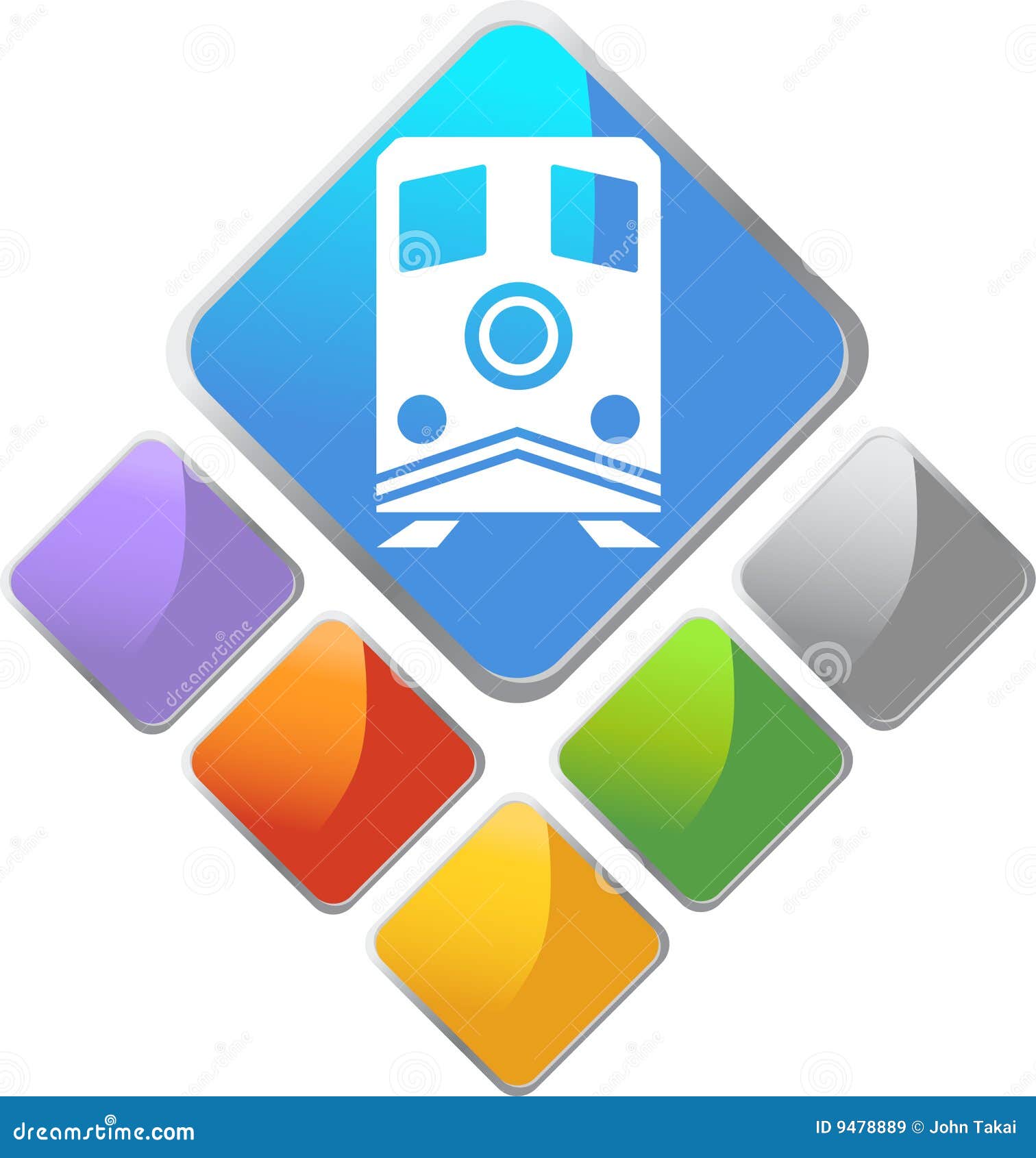 Square Icon Progress, Level Indicators With 9 Steps, Phases. Minimum ...