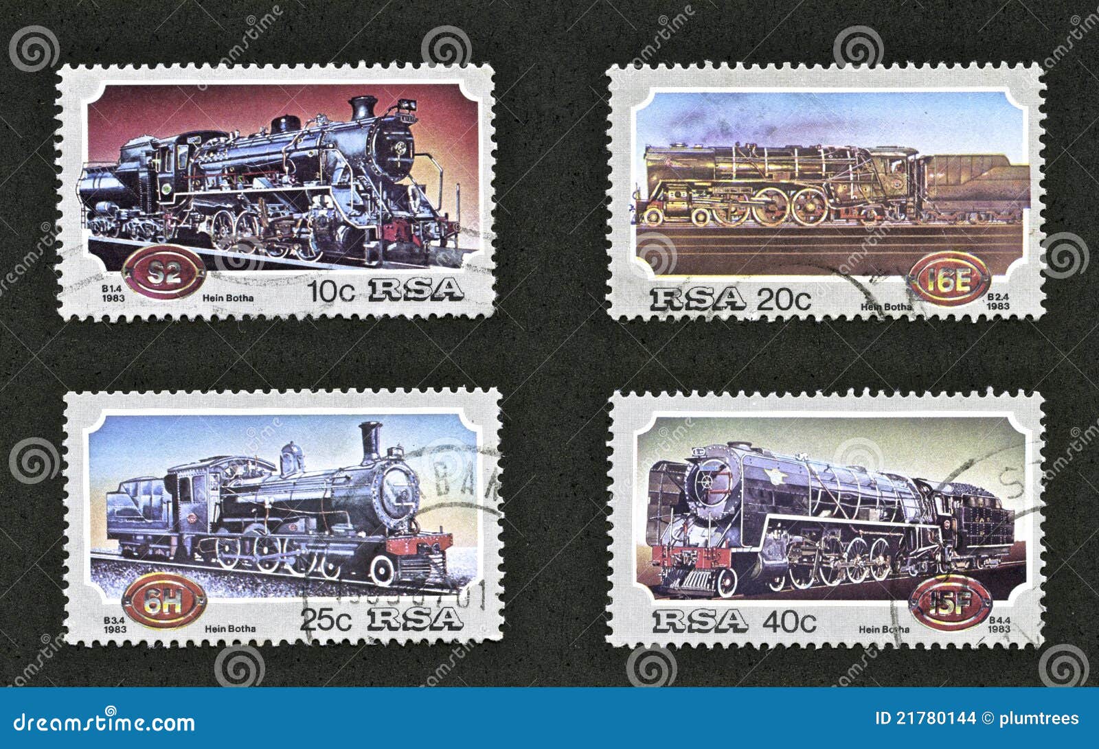 Train Stamps editorial stock image. Image of collect - 21780144