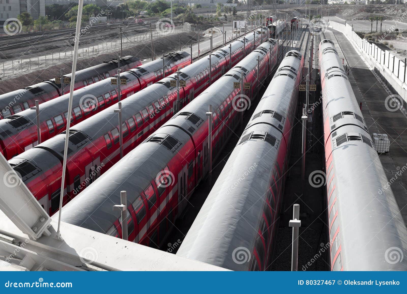 Train Standing at the Station Stock Image - Image of technology, city ...