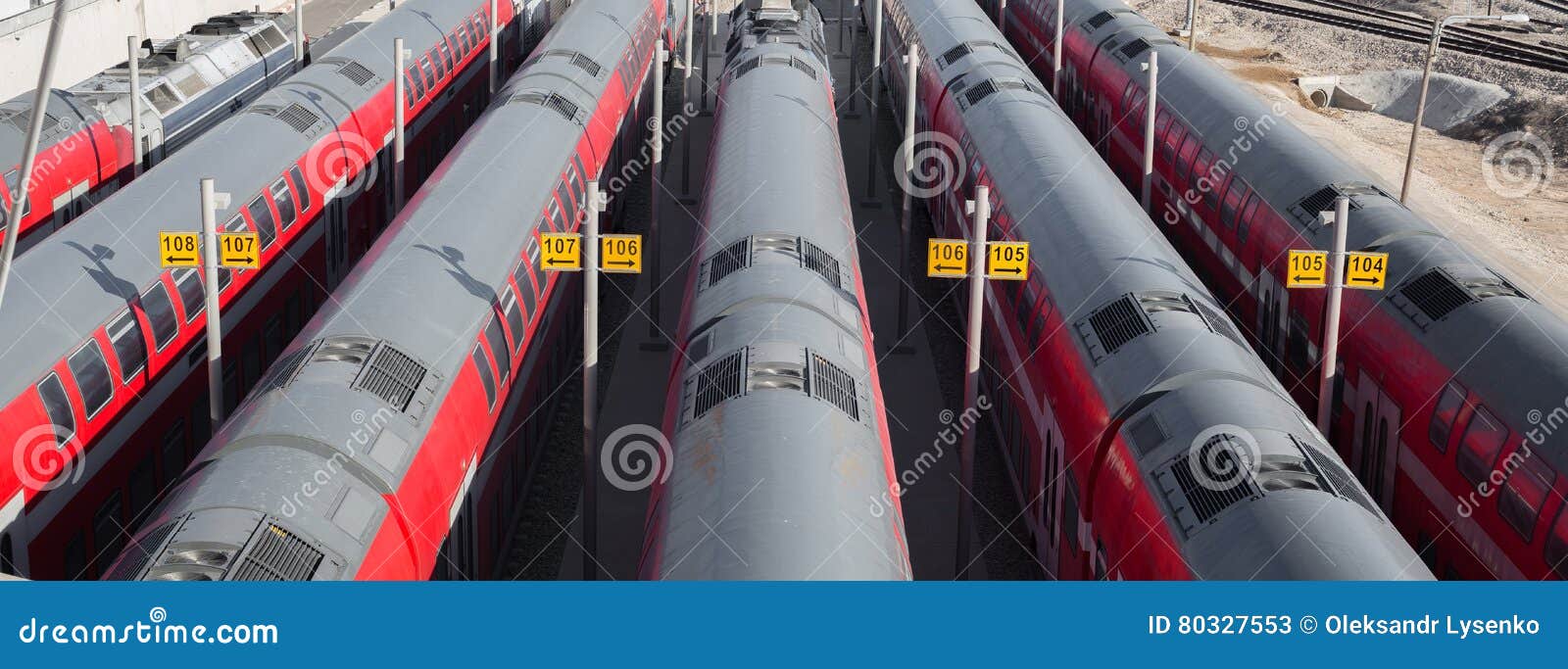 Train Standing at the Station Stock Image - Image of transport, path ...