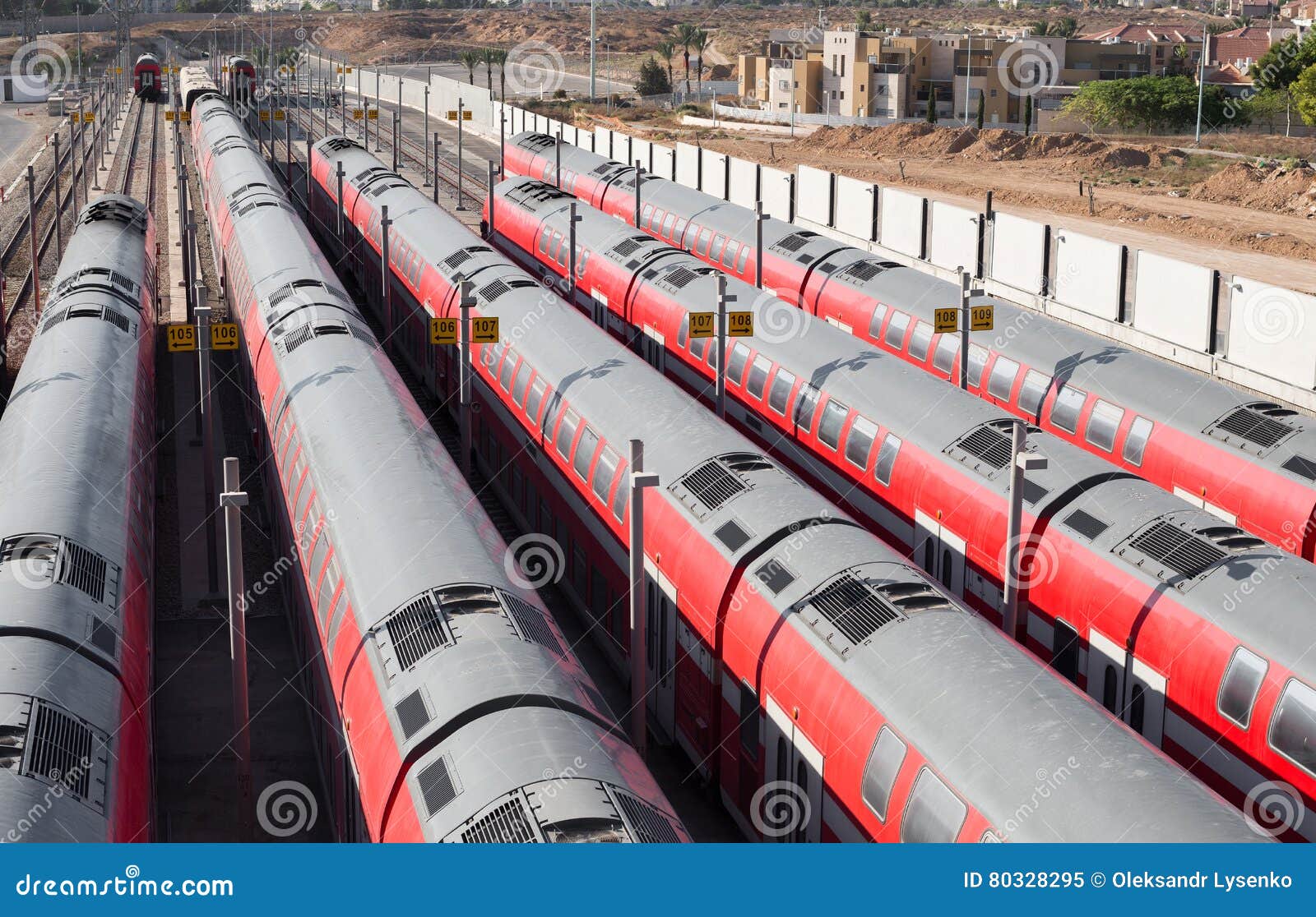Train Standing at the Station Stock Image - Image of transit, move ...