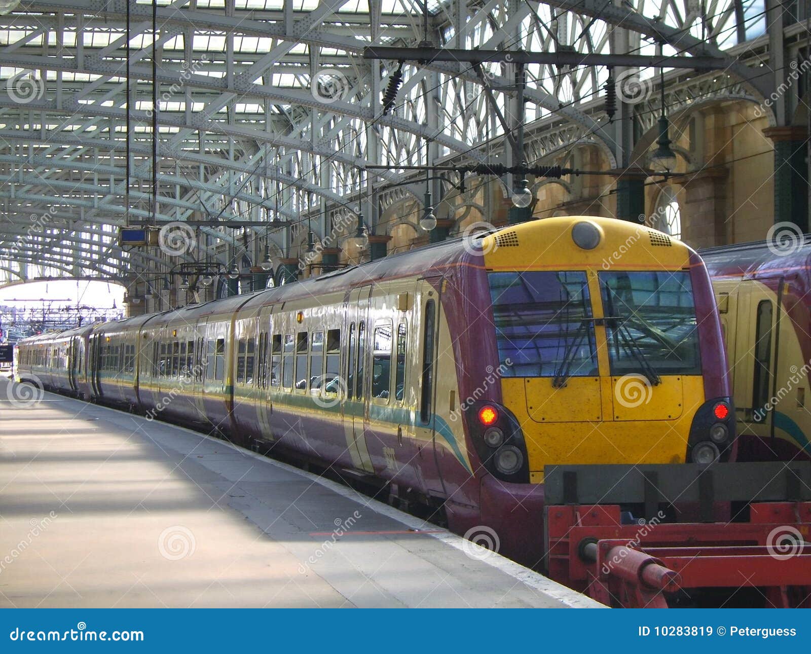 Train in a Station stock image. Image of transportation - 10283819
