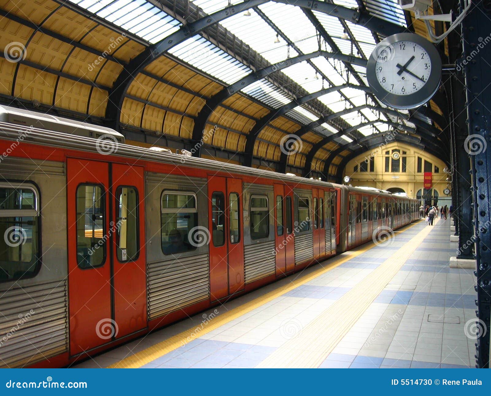 Train station stock photo. Image of station, train, sunlight - 5514730