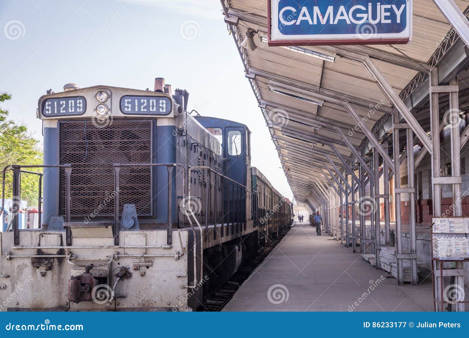 Train Station in Camaguey, Cuba Stock Image - Image of gauge, cuba ...