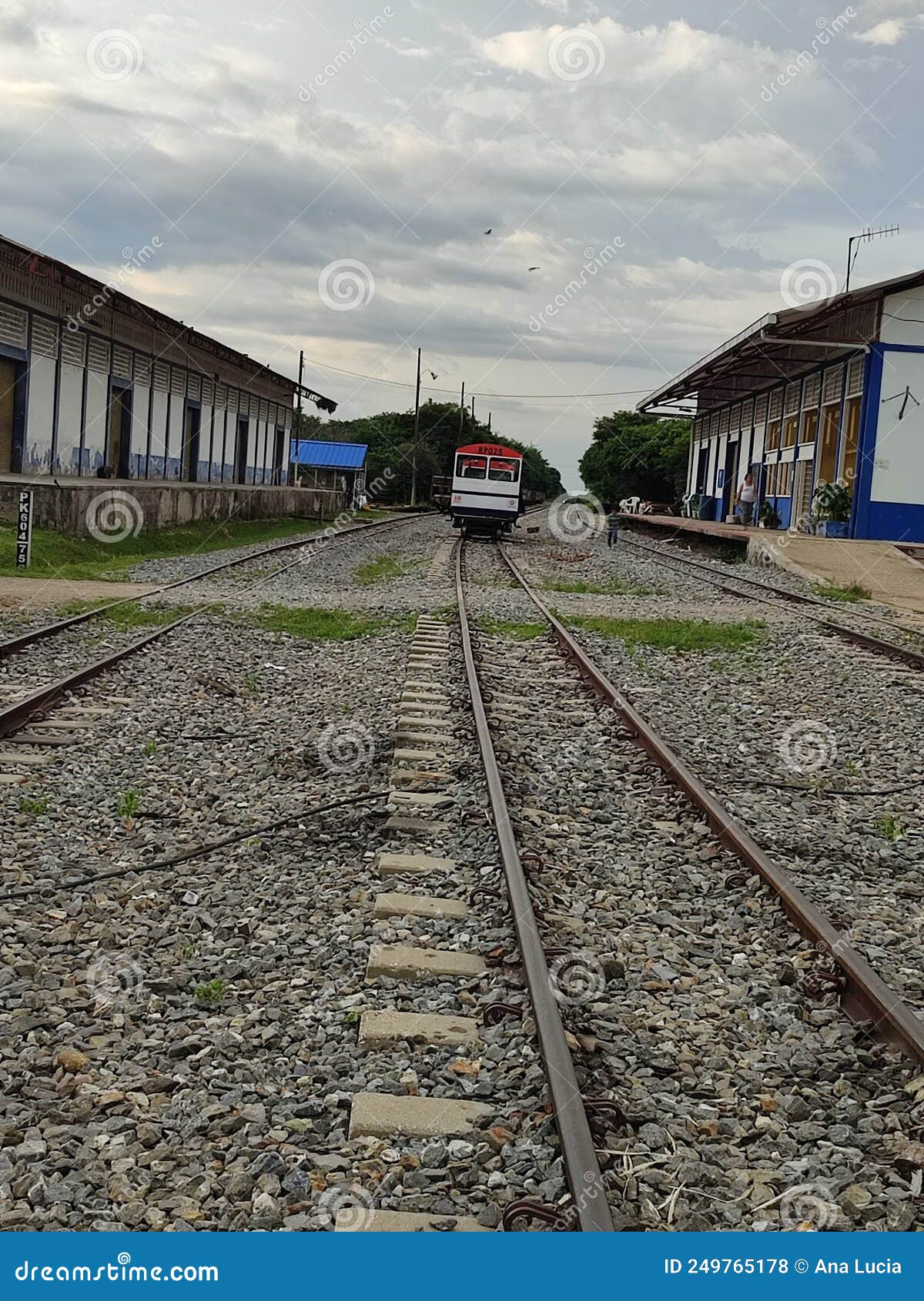Train station in Colombia stock photo. Image of railway - 249765178