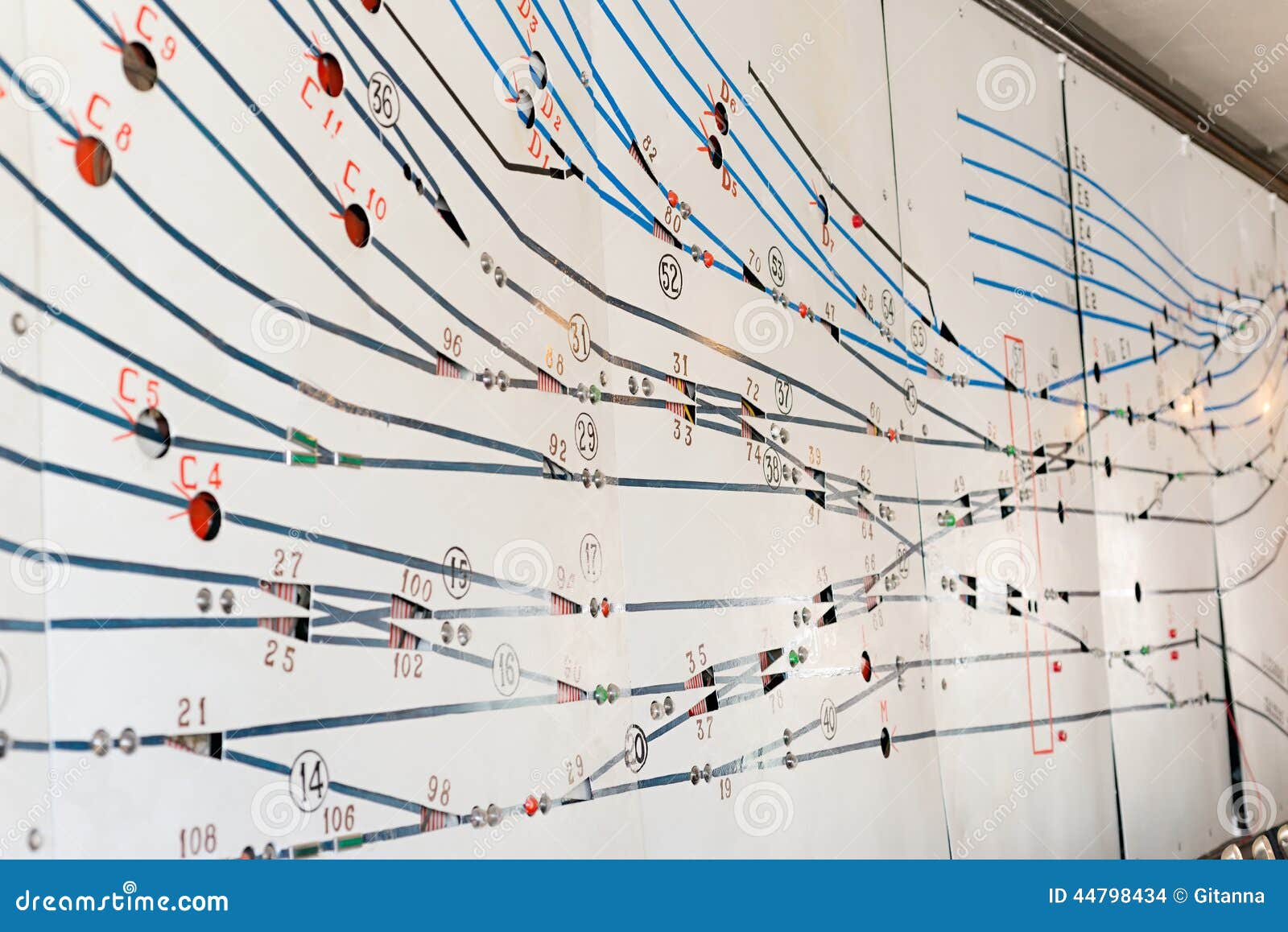 Train Station Control Panel Stock Photo - Image of electrician, connect ...