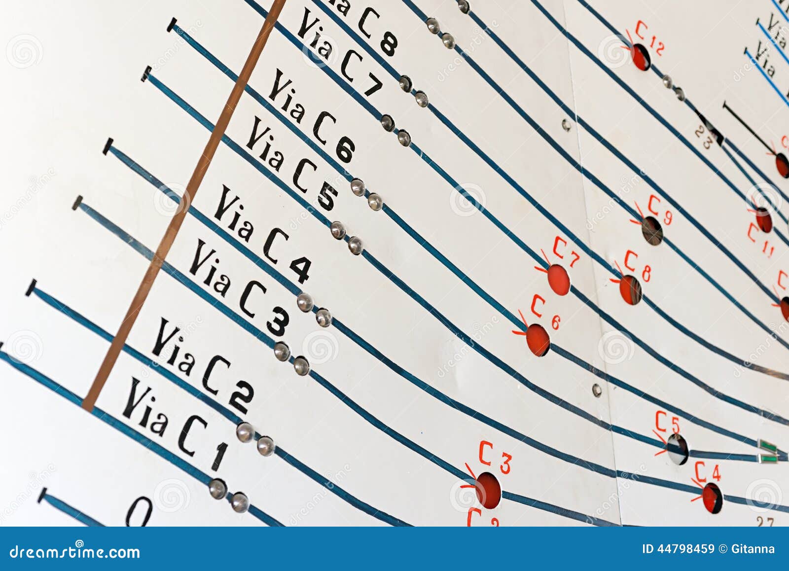 Train Station Control Panel Stock Image - Image of control, display ...